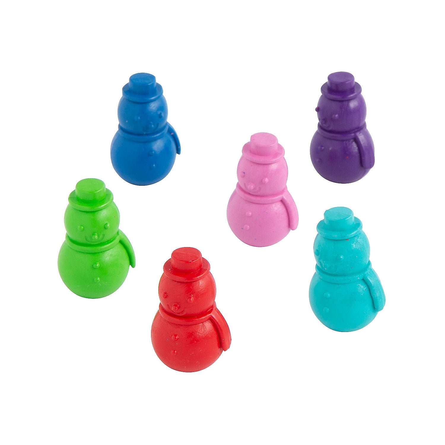 Snowman-Shaped Crayons, Basic Supplies, Winter, 24 Pieces - Walmart.com