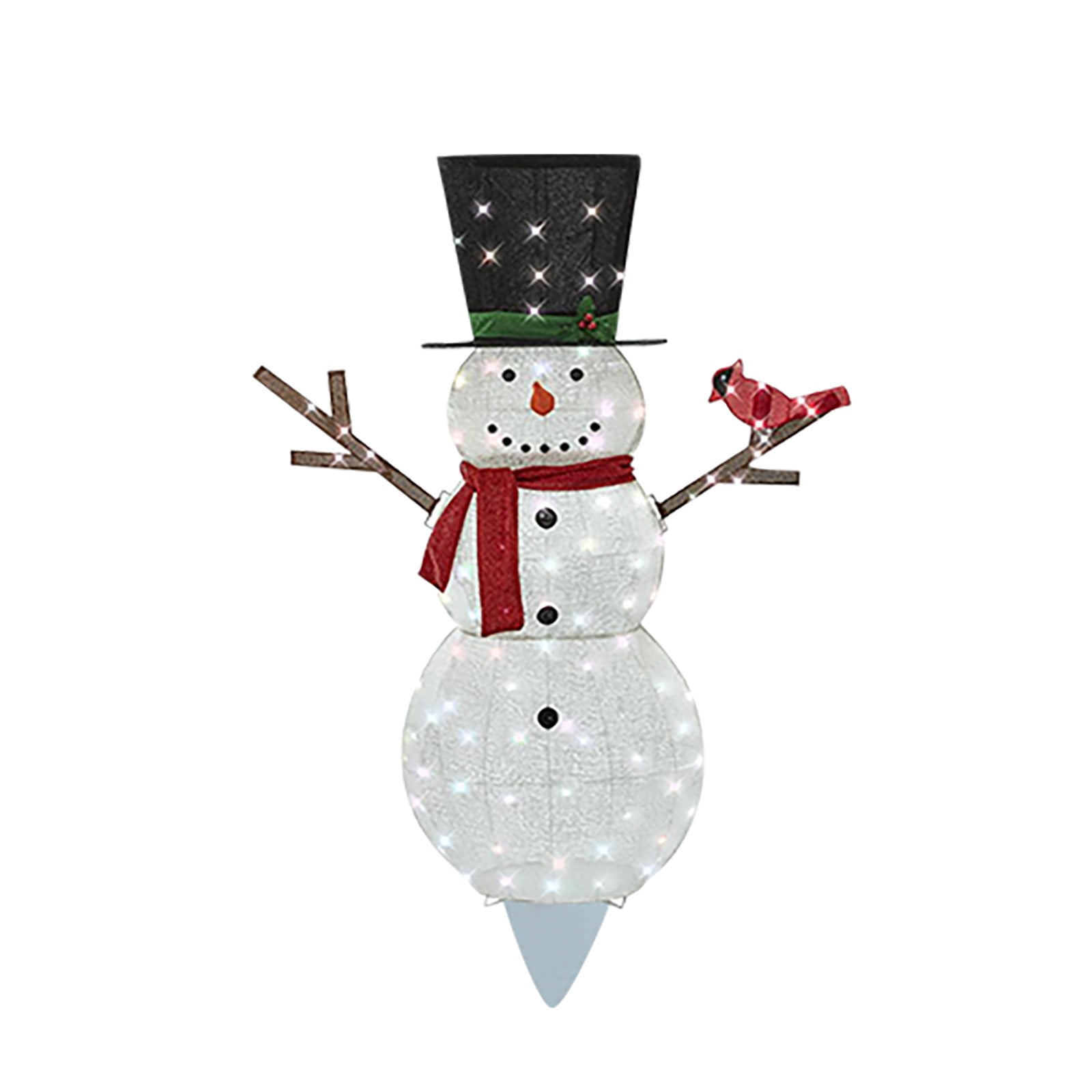 Snowman Shaped LED Outdoor Yard Decorations For Christmas Snowy Grad ...