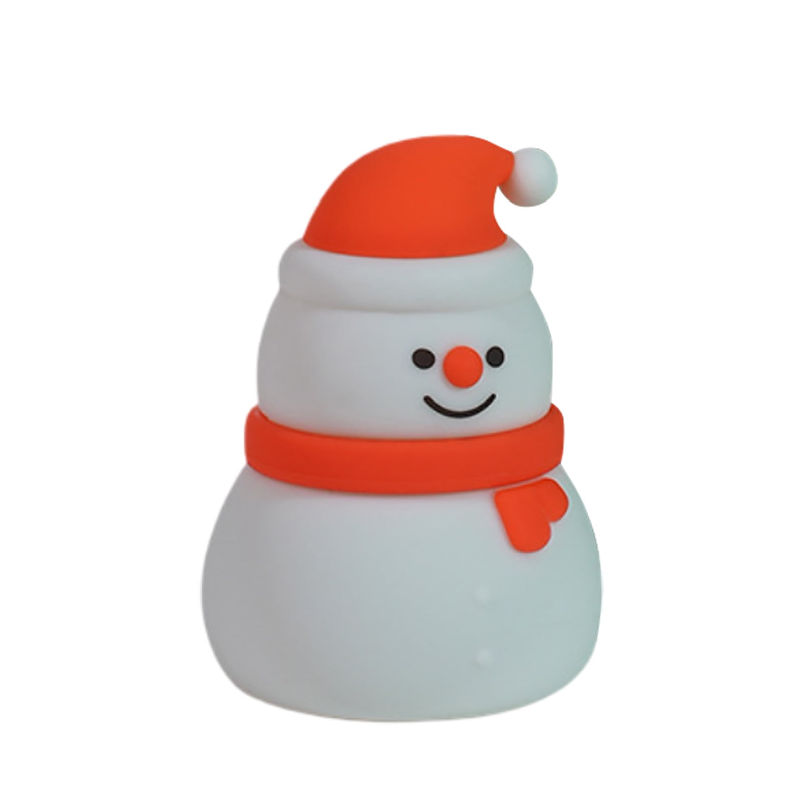 Snowman Silicone Faucet Light Children's Room Soft And Night Light ...