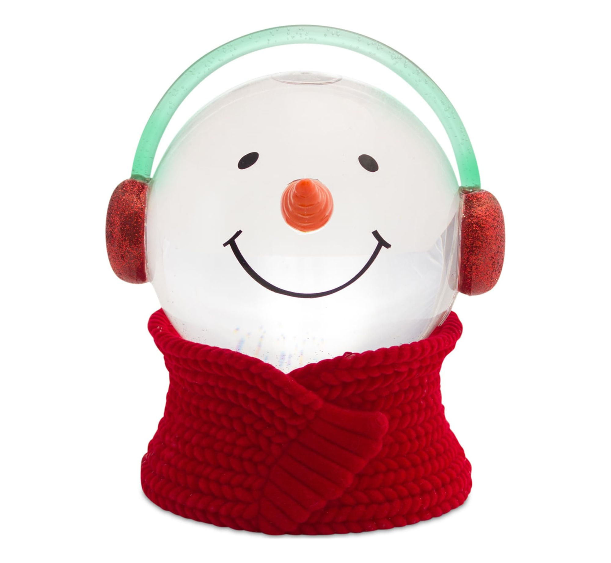 Melrose Acrylic Snowman Head Snow Globe Lighted Water Lantern - Walmart.com