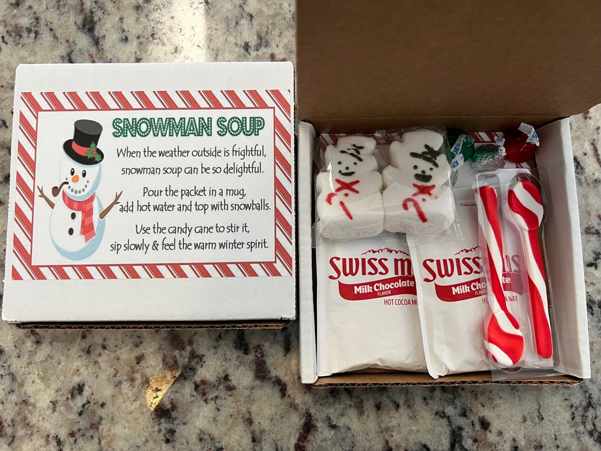 Snowman Soup Mini Kit Gift Box with Notecard | Winter Party Box ...