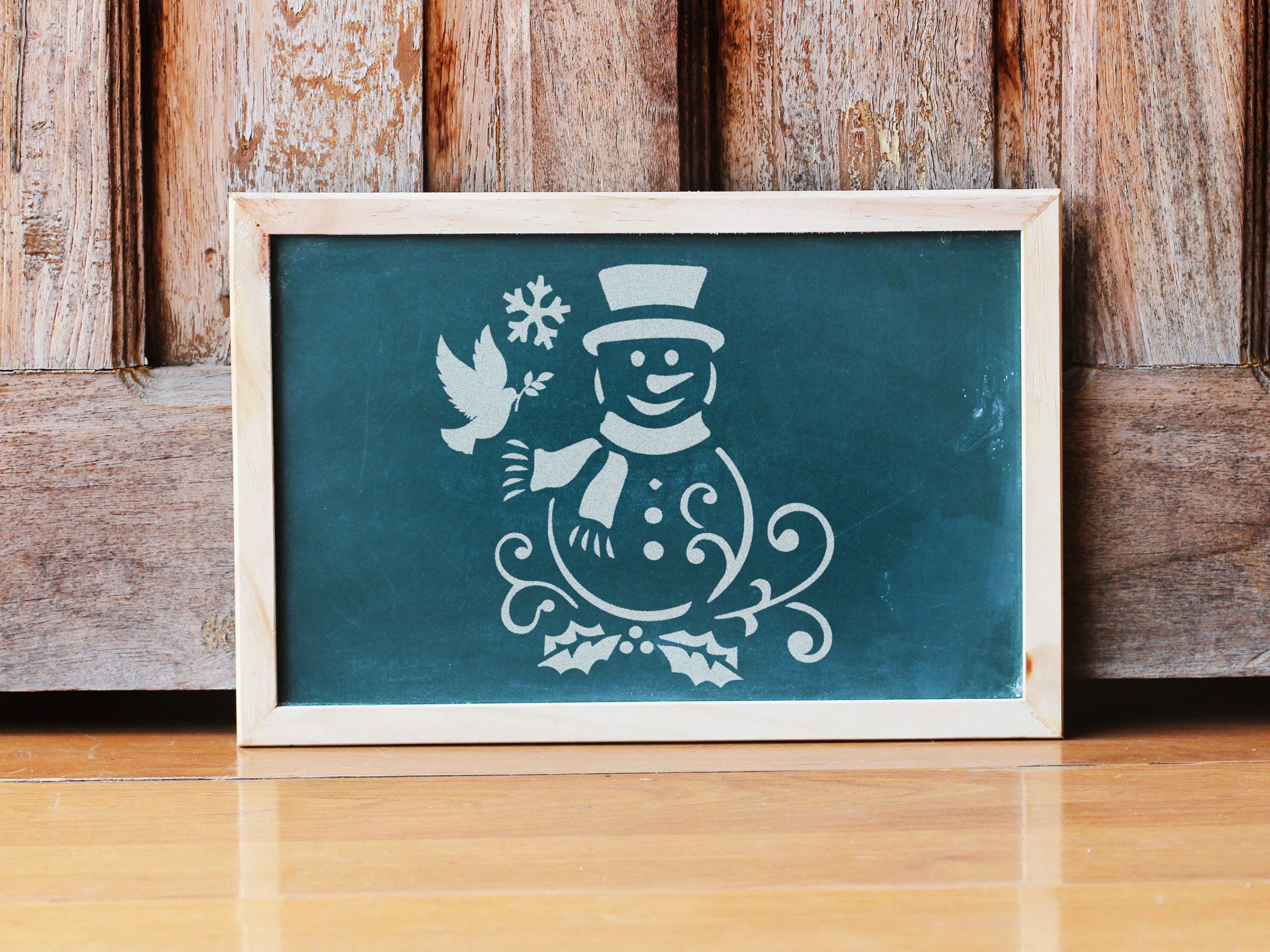 Snowman Stencil - Art and Wall Stencil (20"x20") - Walmart.com