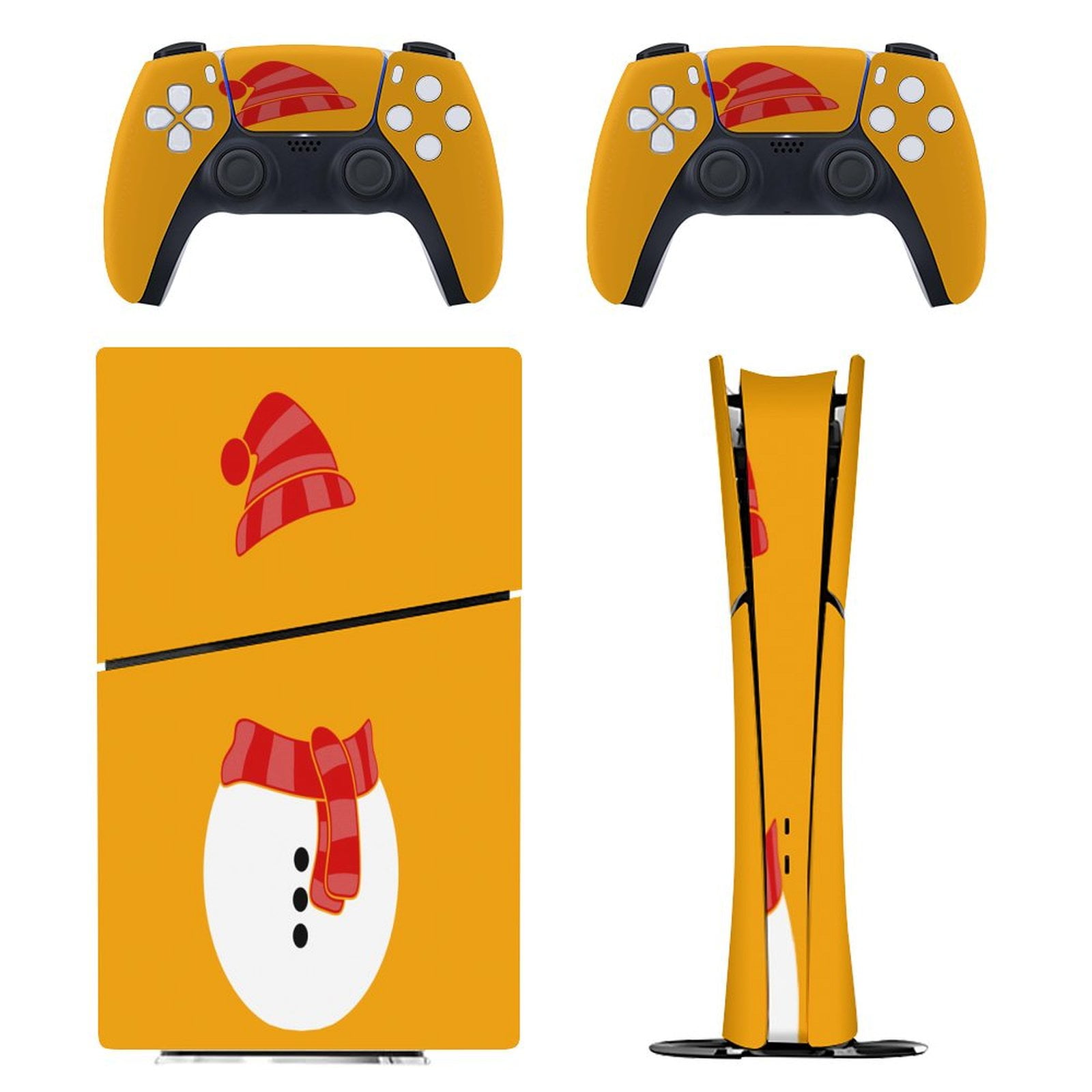 Snowman, Stencil, Cold PS5/PS5 Slim Digital Disc Skin Sticker For ...