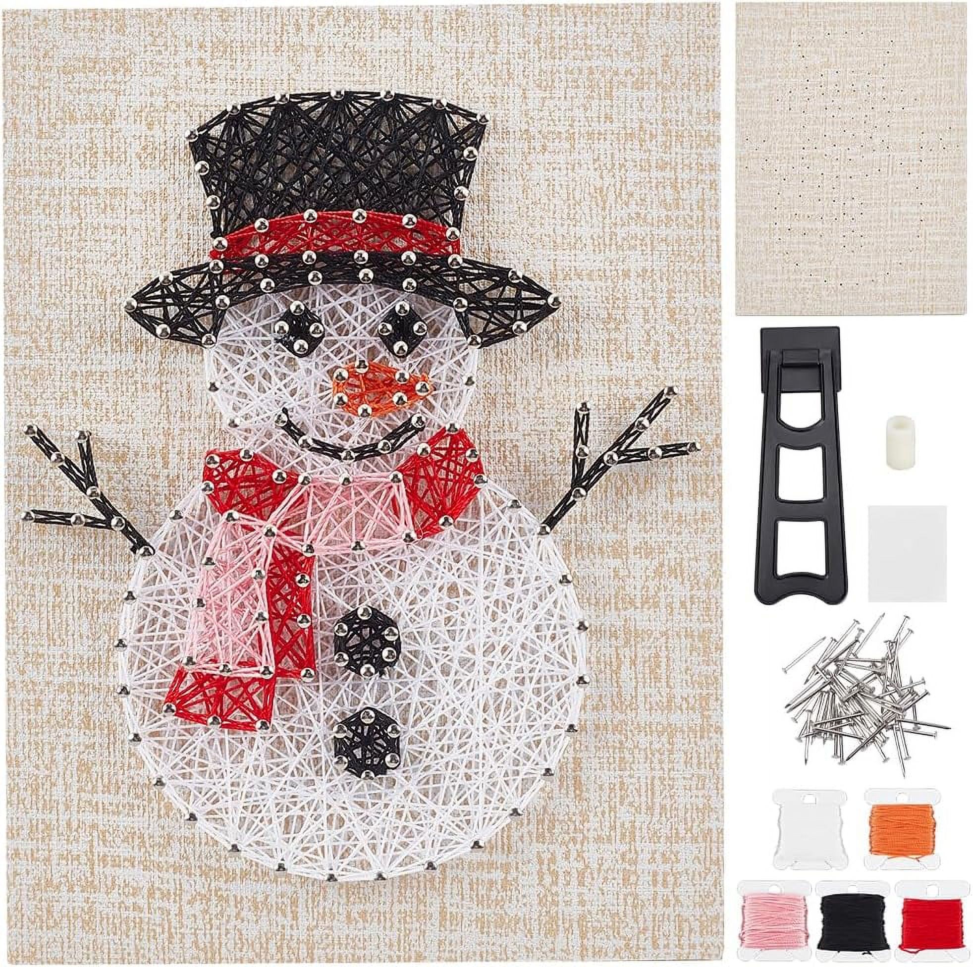 Snowman String Art Kit for Adults Beginners Include All Necessary ...