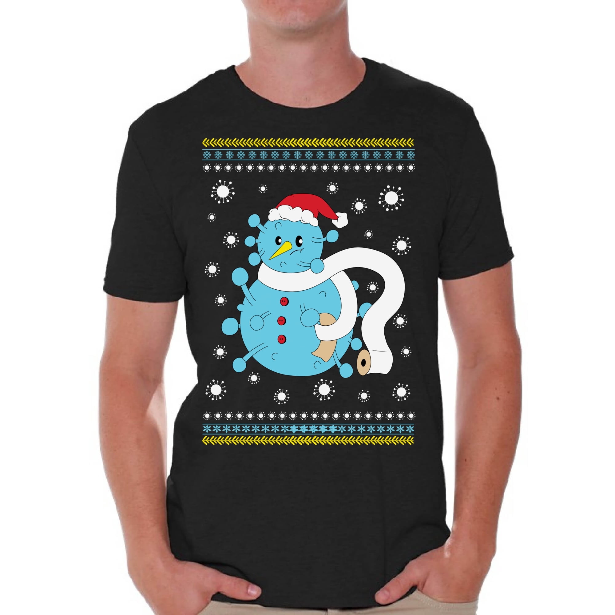 Snowman T Shirts Happy Holidays Shirt - Walmart.com