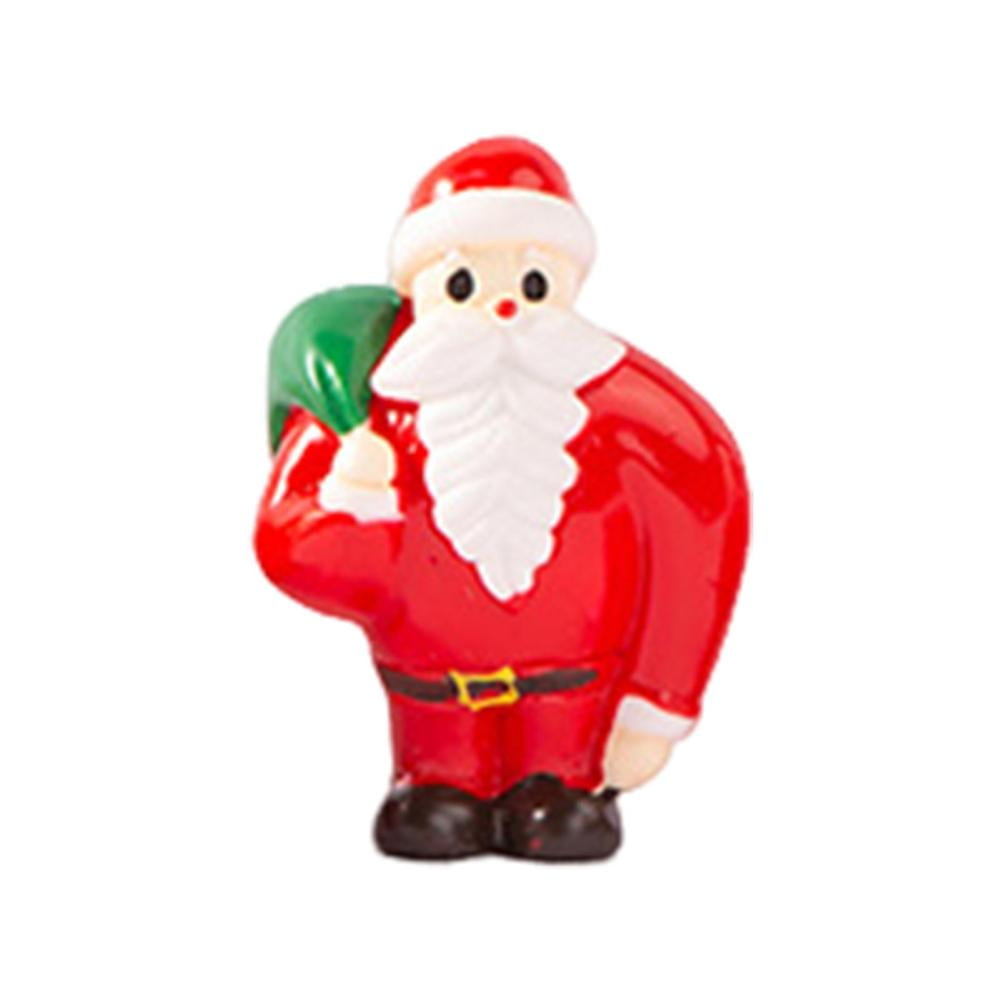 Snowman Table Top Decor | Christmas Santa Claus Resin Figurines | Small ...
