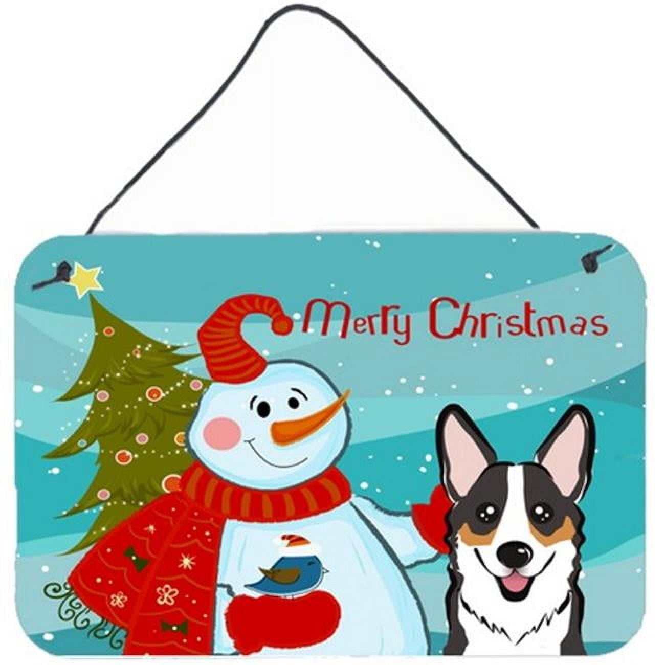Snowman With Tricolor Corgi Wall and Door Hanging Prints - Walmart.com