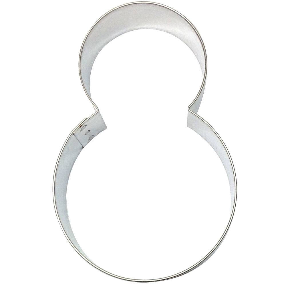 Snowman or Monster Eyes Cookie Cutter 4 in B1622 - Foose Cookie Cutters ...