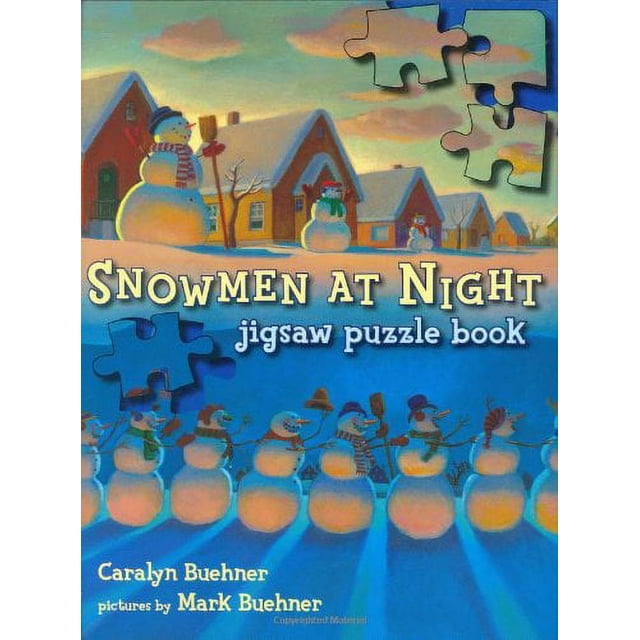 Pre-Owned Snowmen at Night Jigsaw Puzzle Book Paperback - Walmart.com