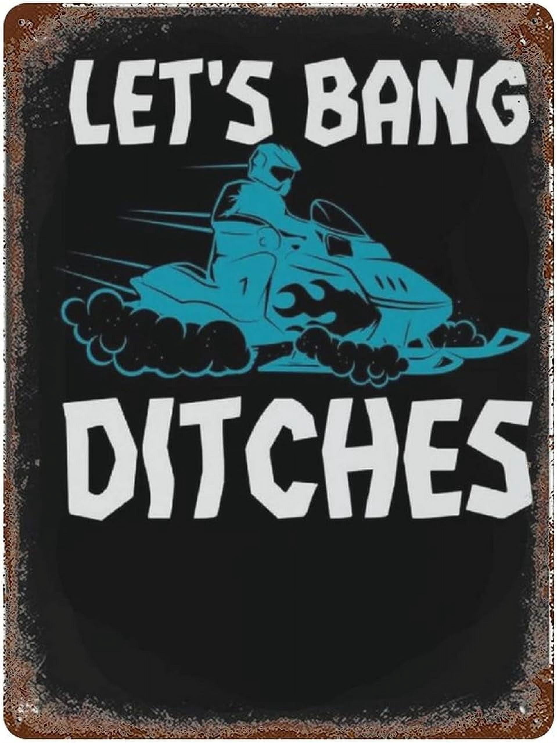 Snowmobile Diamond Art Painting Kits for Adults 5D Let's Bang Ditches ...
