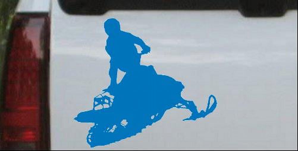 Snowmobile Trick Decal Car or Truck Window Decal Sticker - Walmart.com