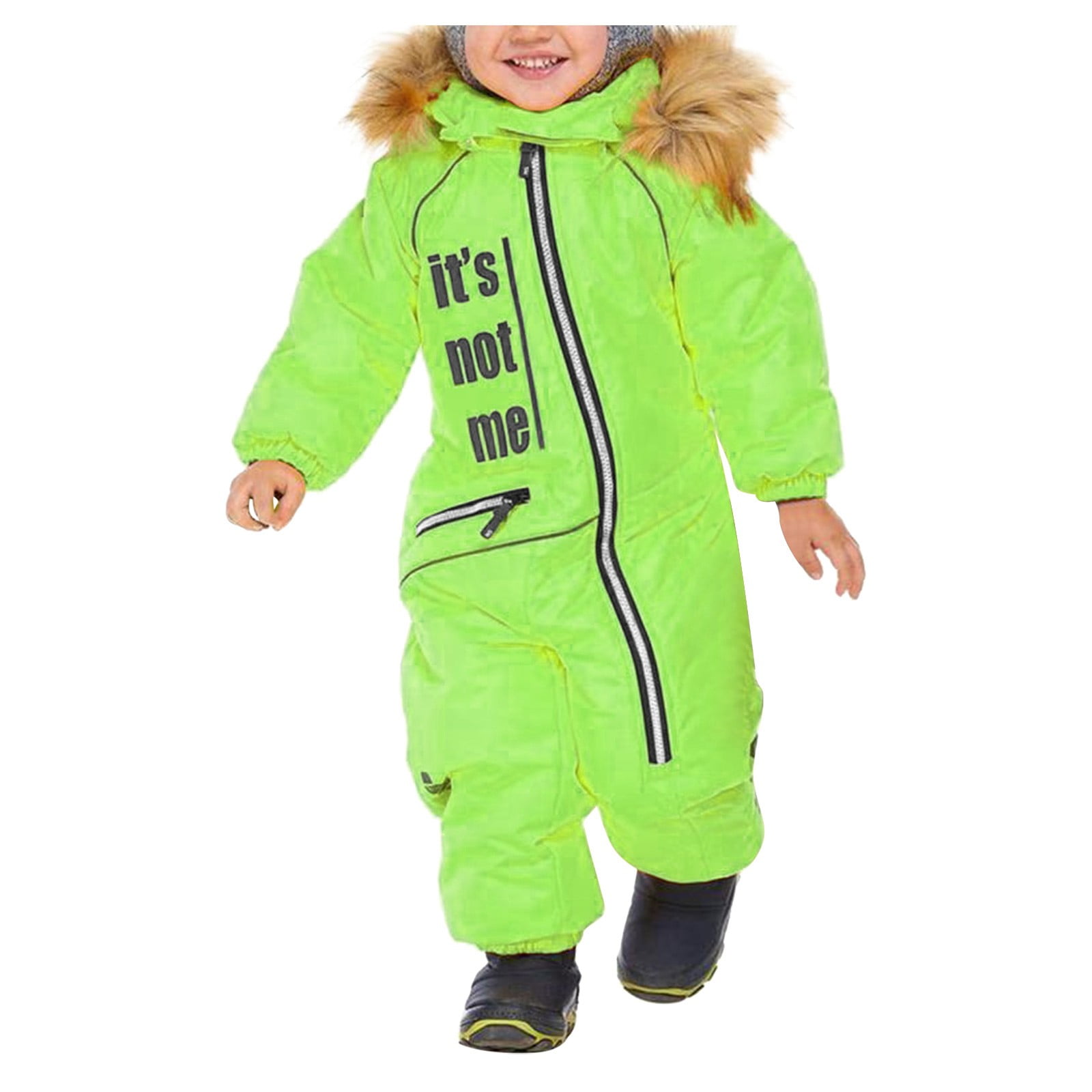 Snowsuit Children's Boys Girls Ski Suit Thermal Ski Overall Winter Warm ...