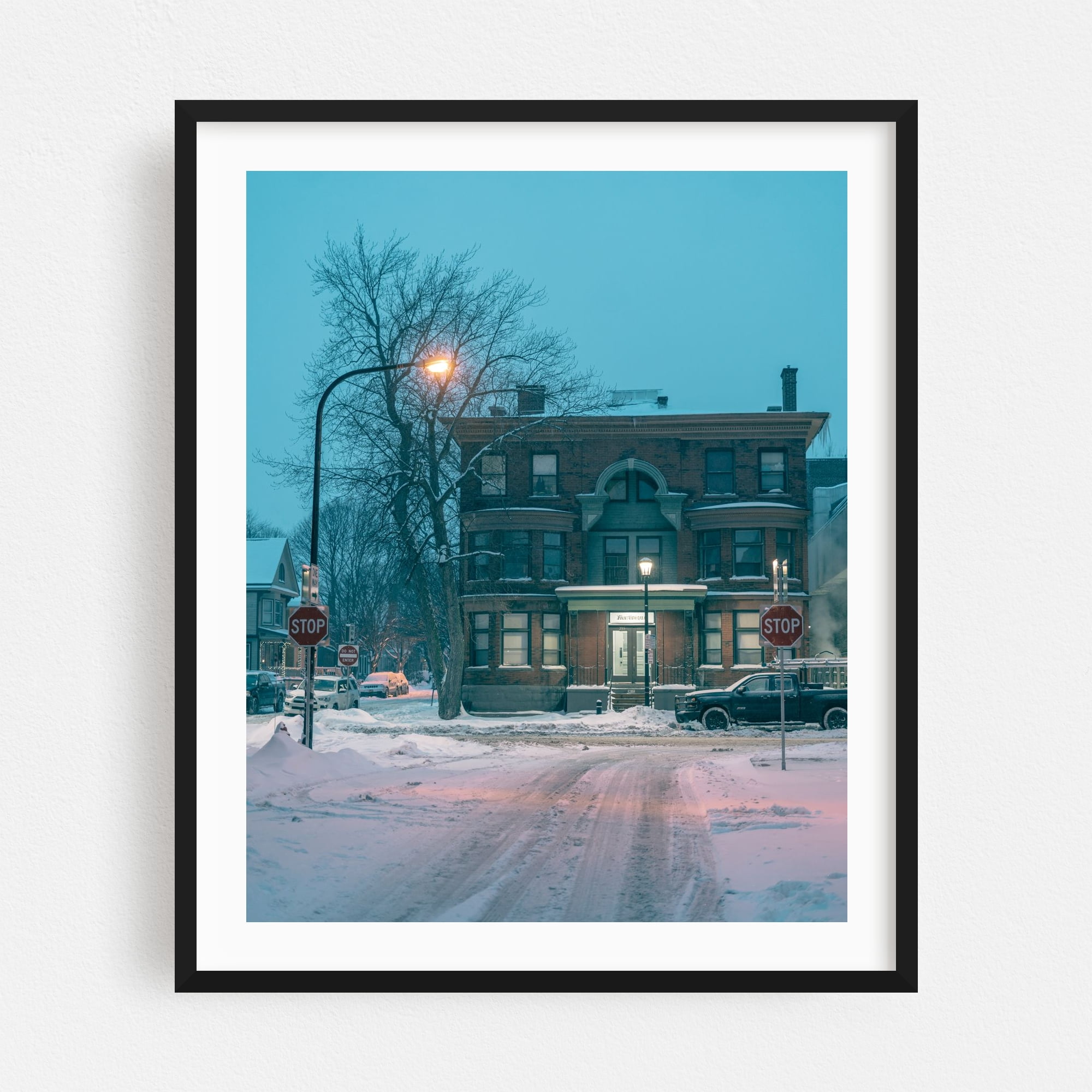 Snowy Allentown, Buffalo 01 - Ridgeway New York Photography Winter Snow Street Photography ...