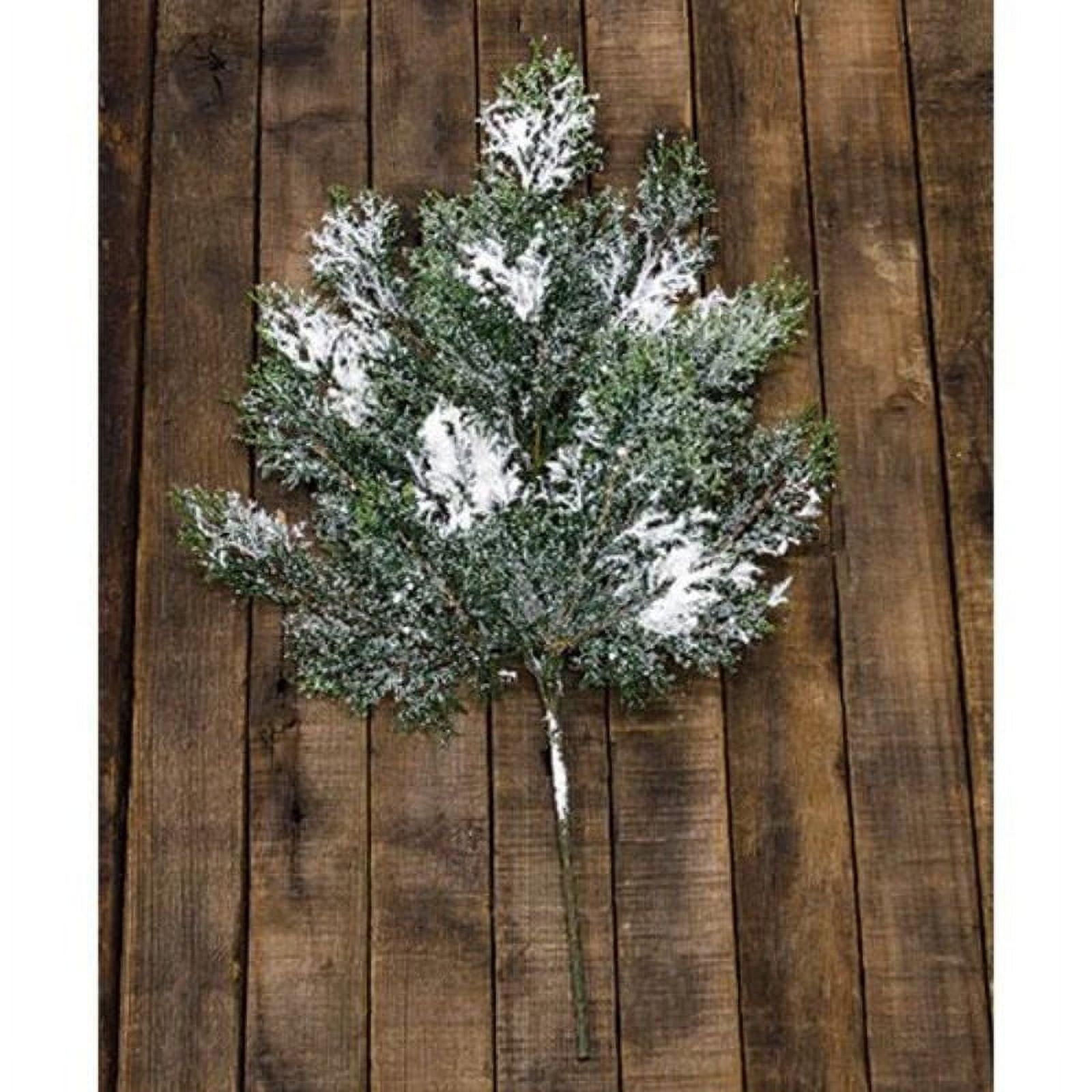 Snowy Cedar Spray 18" (Pack of 4) - Walmart.com