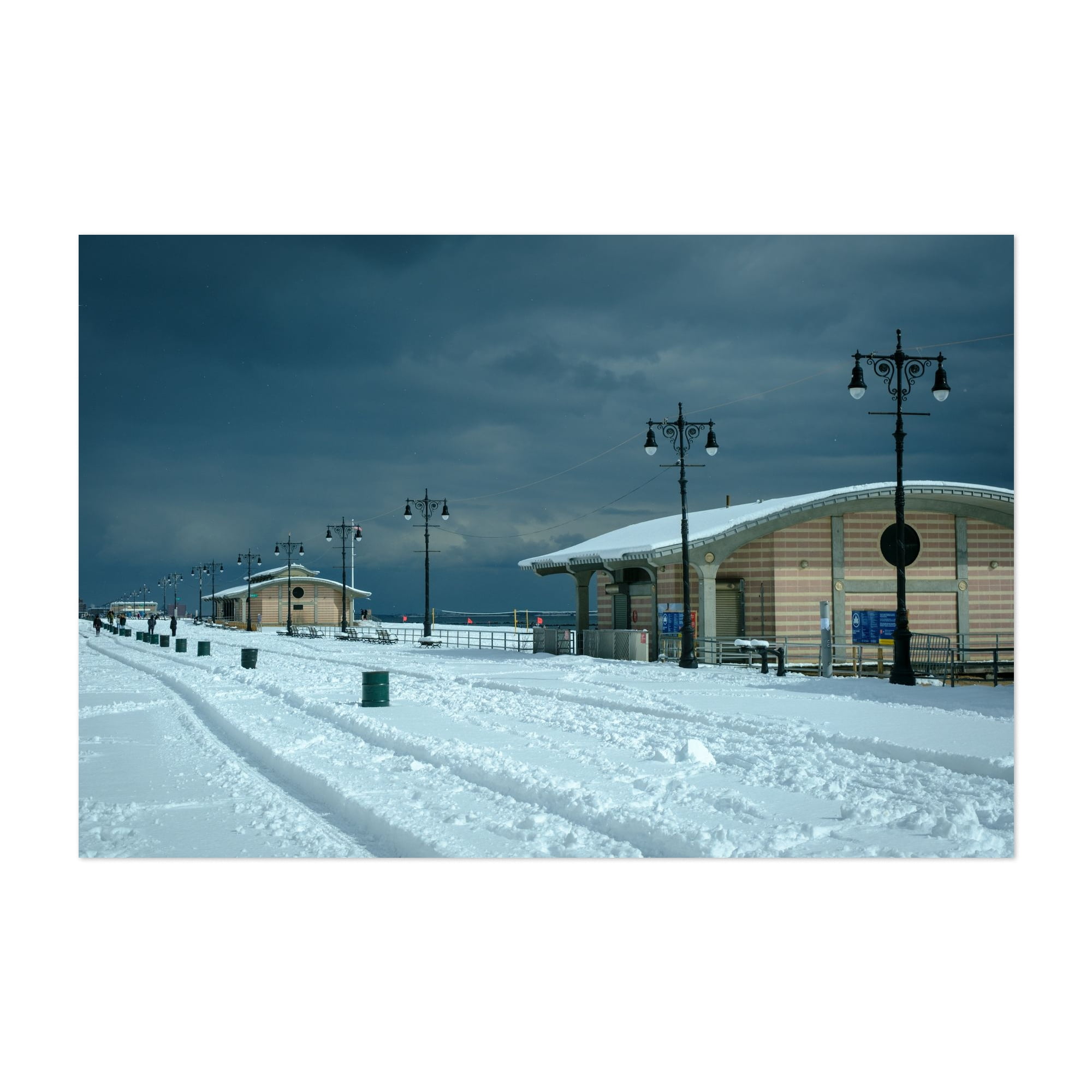Snowy Coney Island Boardwalk, Brooklyn - Brooklyn New York Photography ...