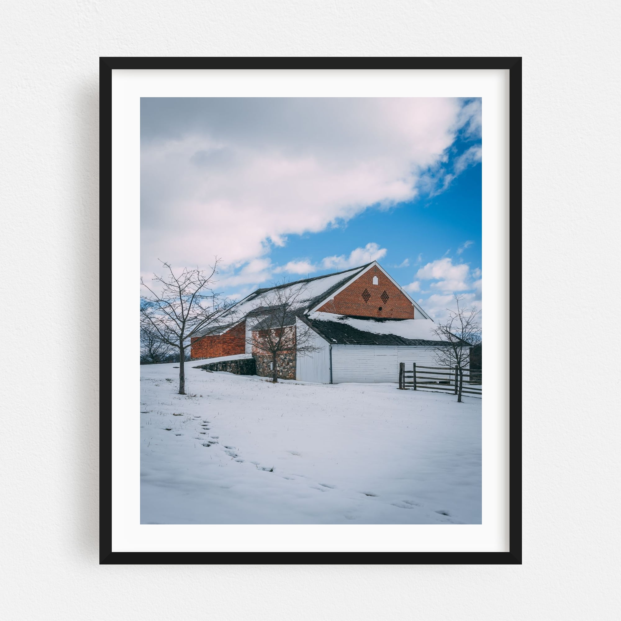 Snowy Farm, Gettysburg 03 - Gettysburg Pennsylvania Photography Winter ...