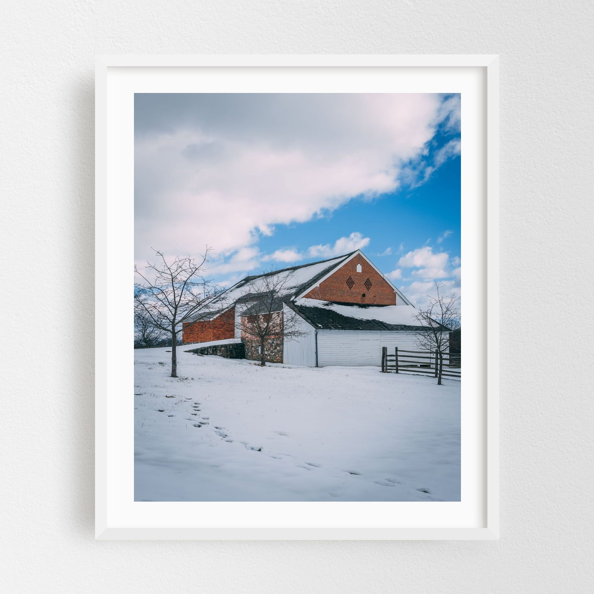 Snowy Farm, Gettysburg 03 - Gettysburg Pennsylvania Photography Winter ...