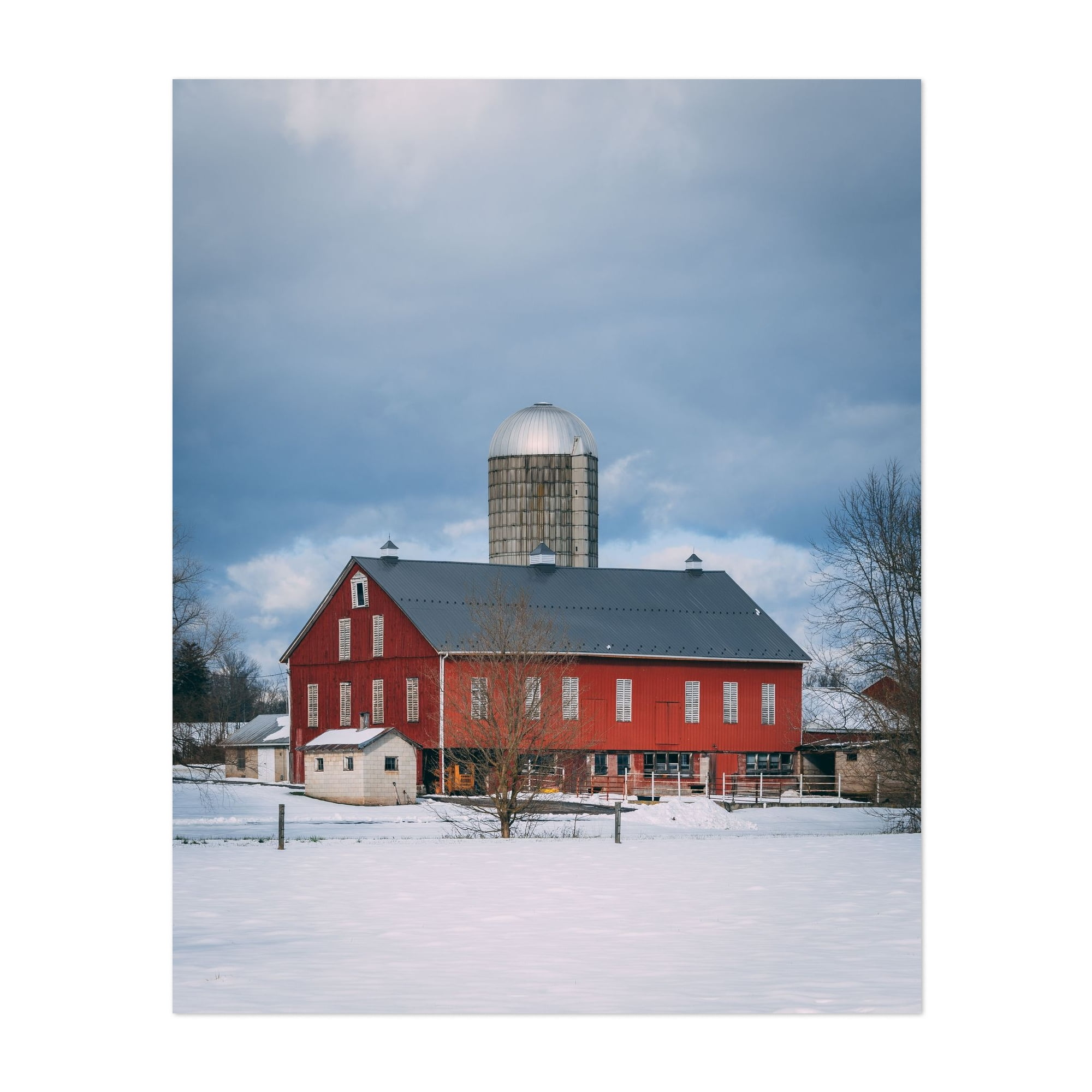 Snowy Farm, Gettysburg 05 - Gettysburg Pennsylvania Photography ...