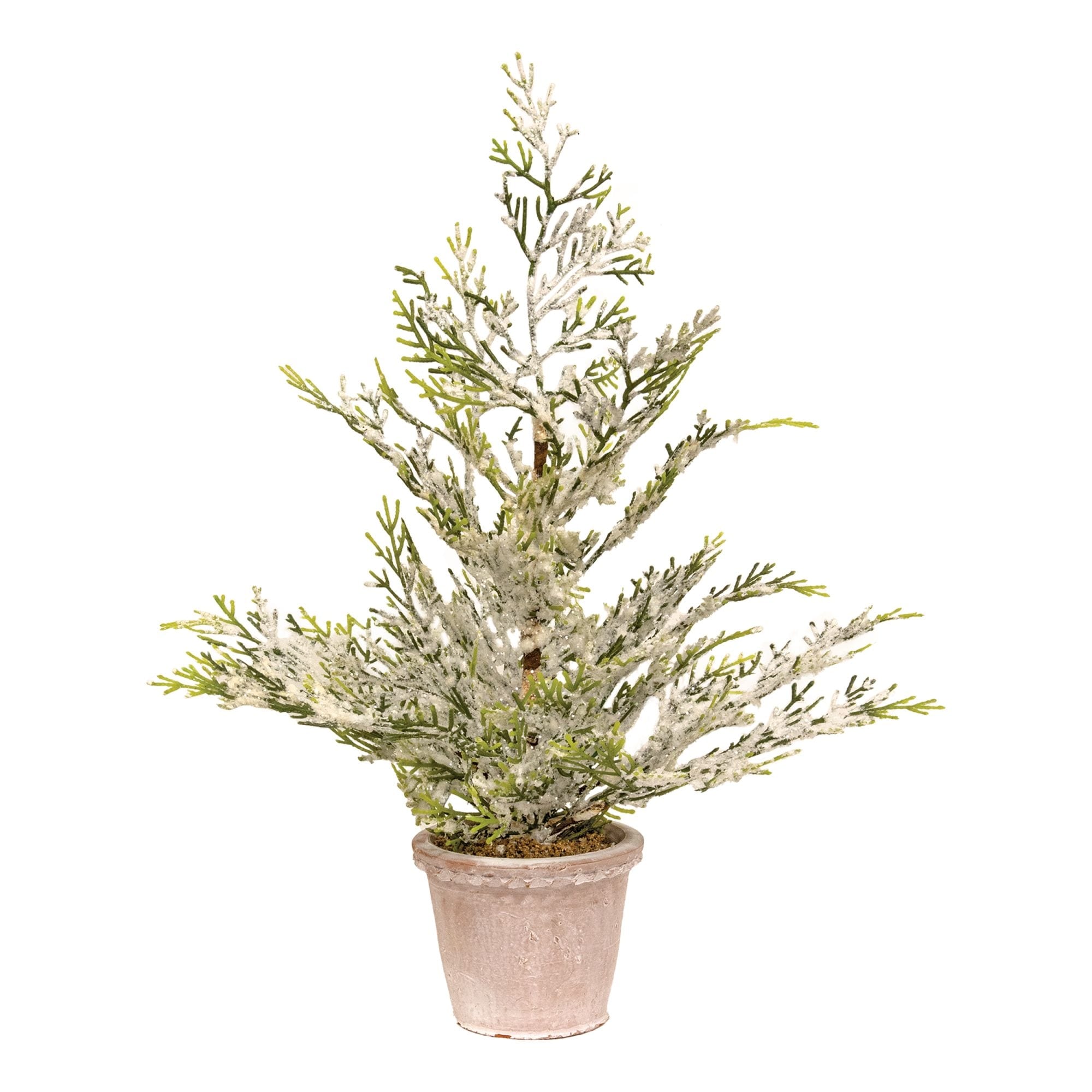 Snowy Juniper Tree In Planter - Walmart Business Supplies