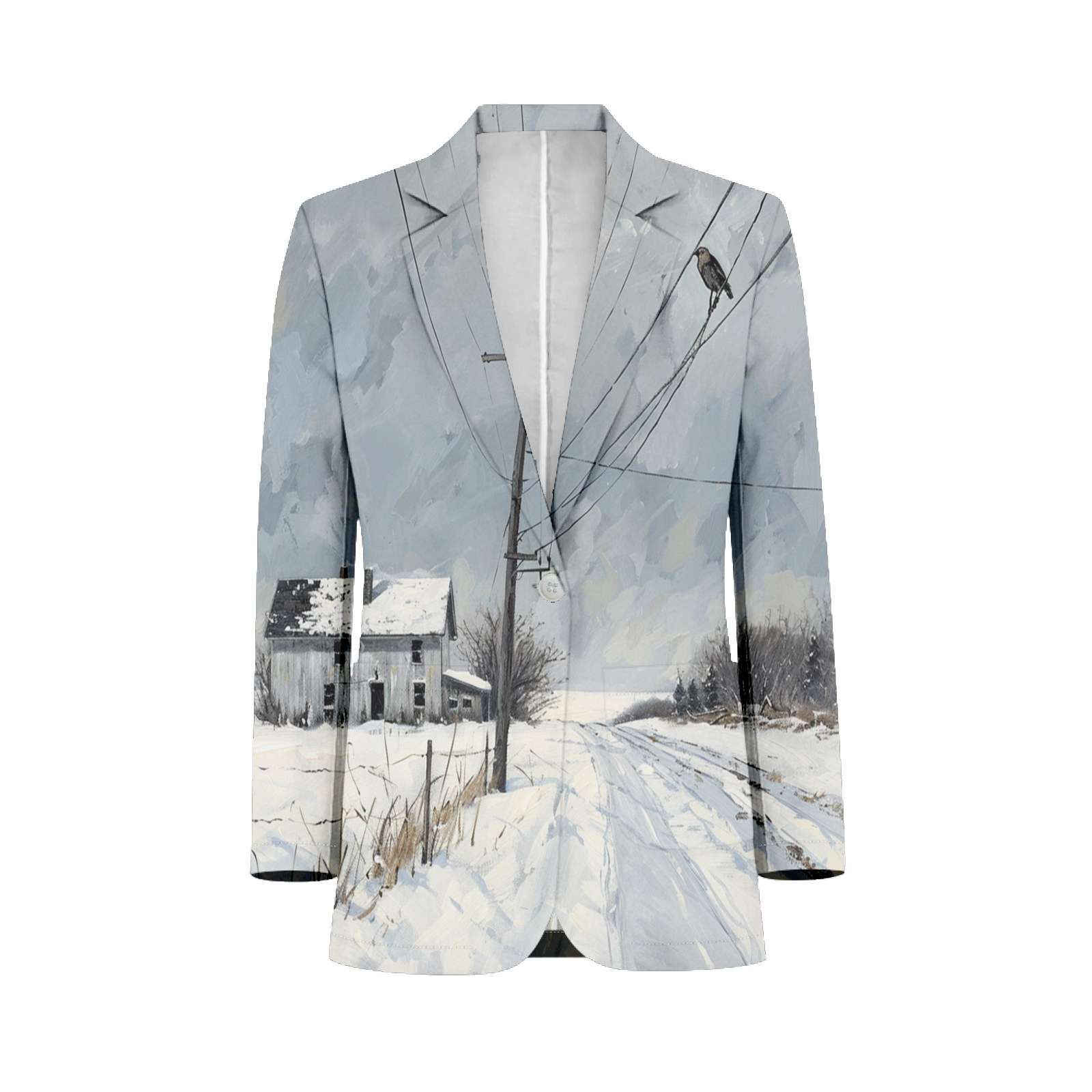 Snowy Lane Country House Mens Suits Shawl Collar Slim Fit Suit Mens ...