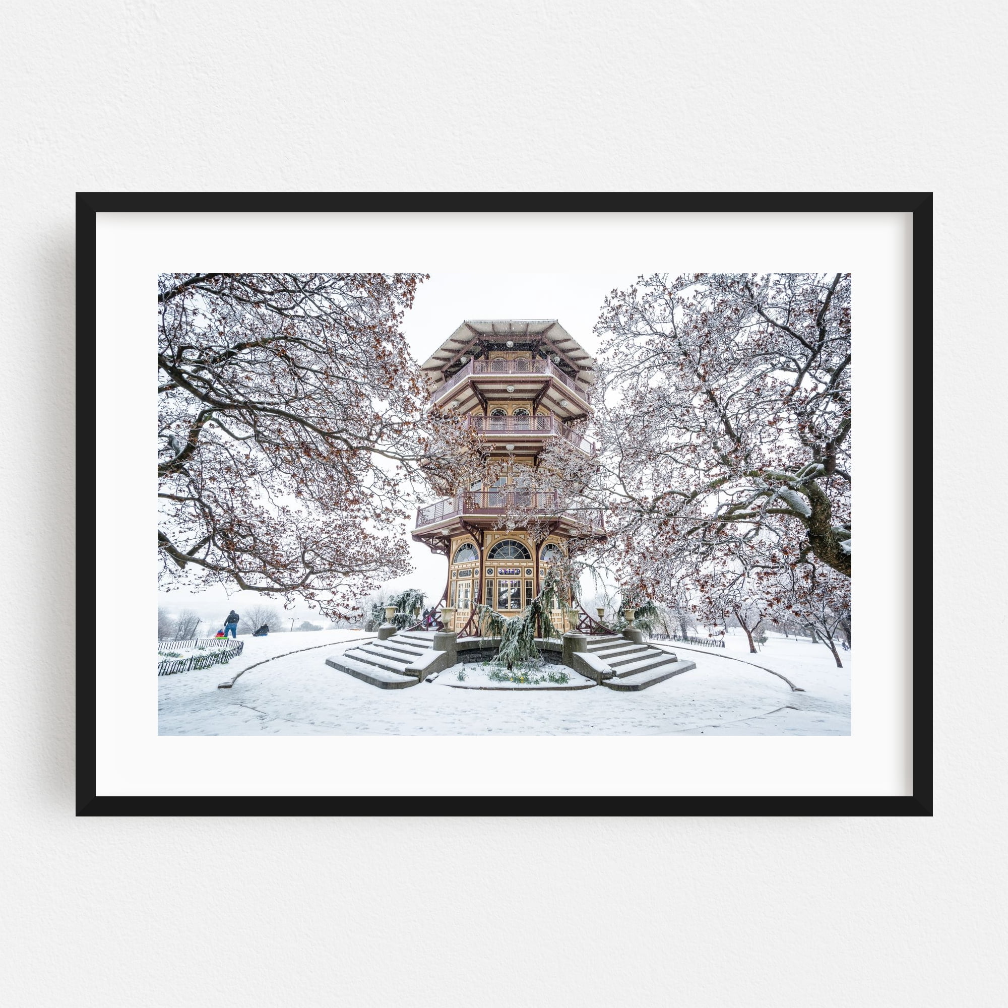 Snowy Patterson Park Pagoda 02 - Baltimore Maryland Photography Winter ...