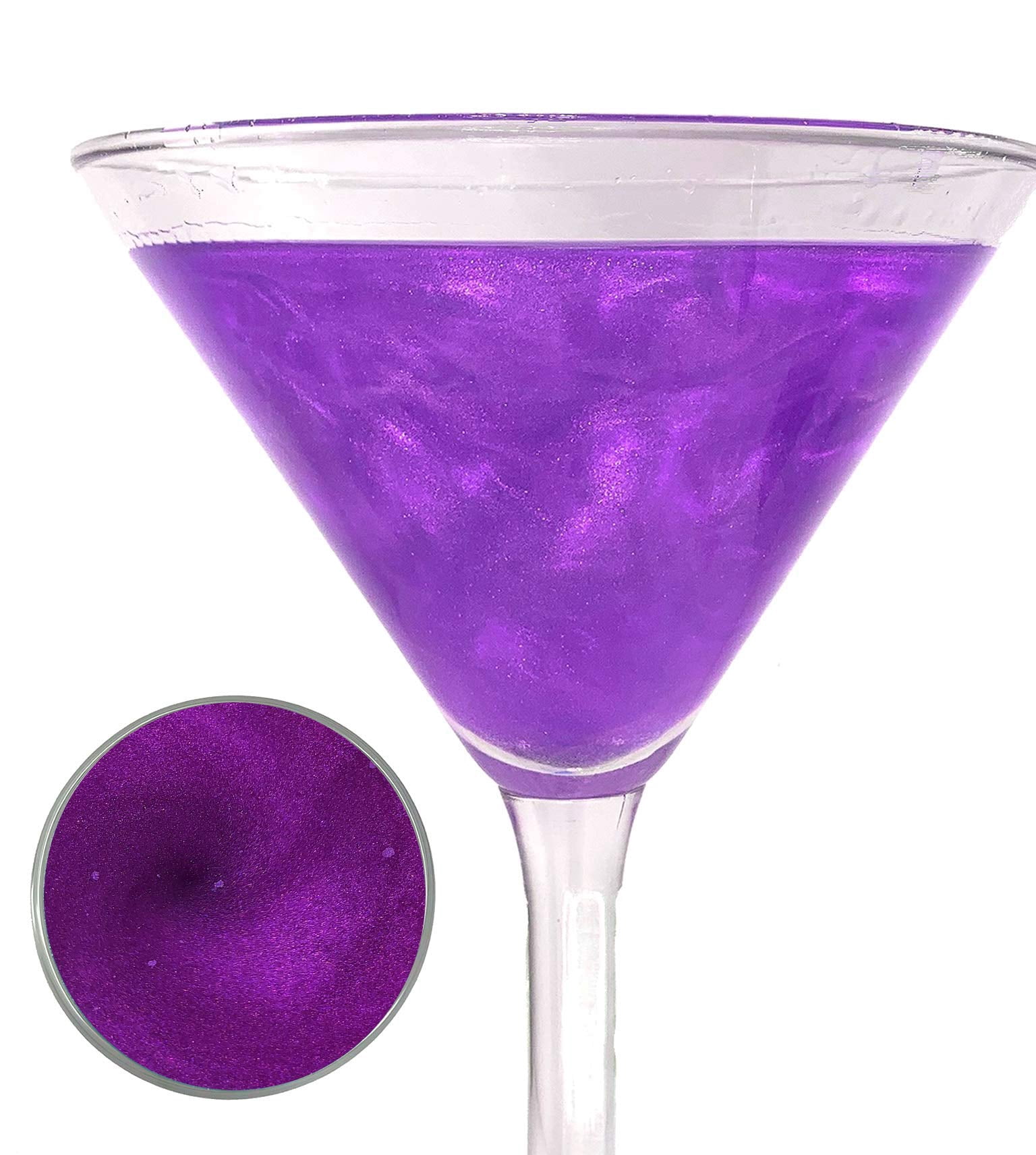 Purple Glitter Alcohol