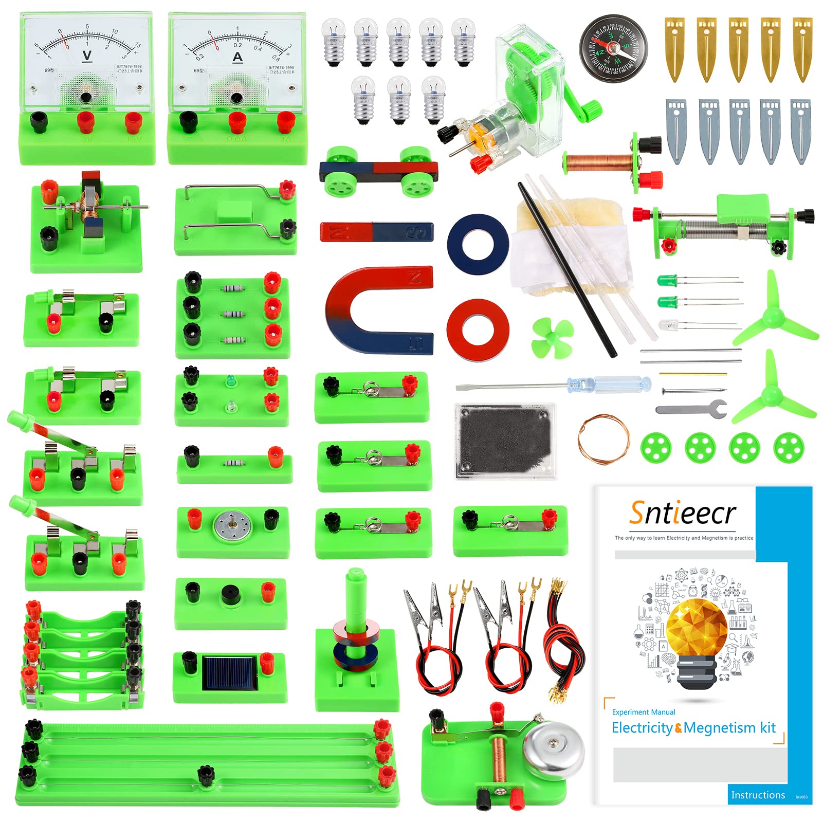 Sntieecr Science Magnetism Kit MMF7 for Kids Age 8-16, Stem Science ...