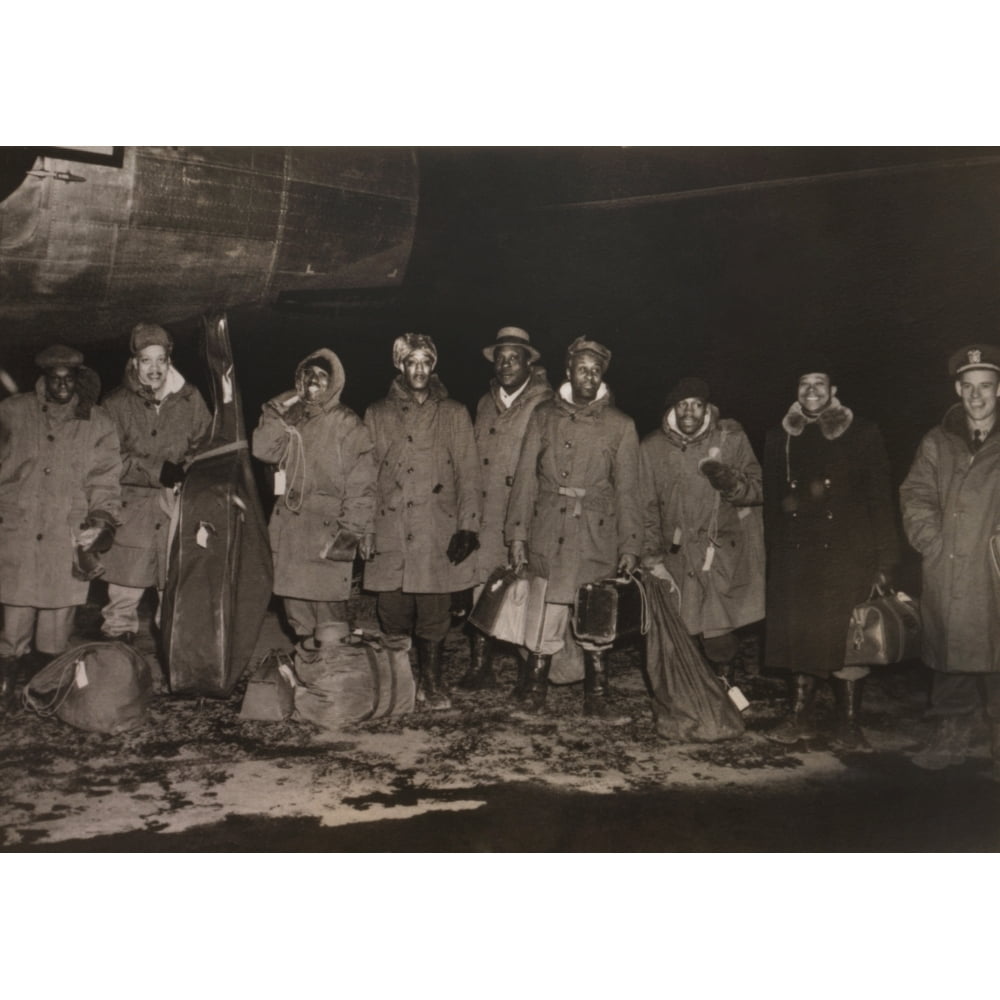 Snub Mosley And His Band Arriving In Alaska On A Uso Tour In 1945 ...