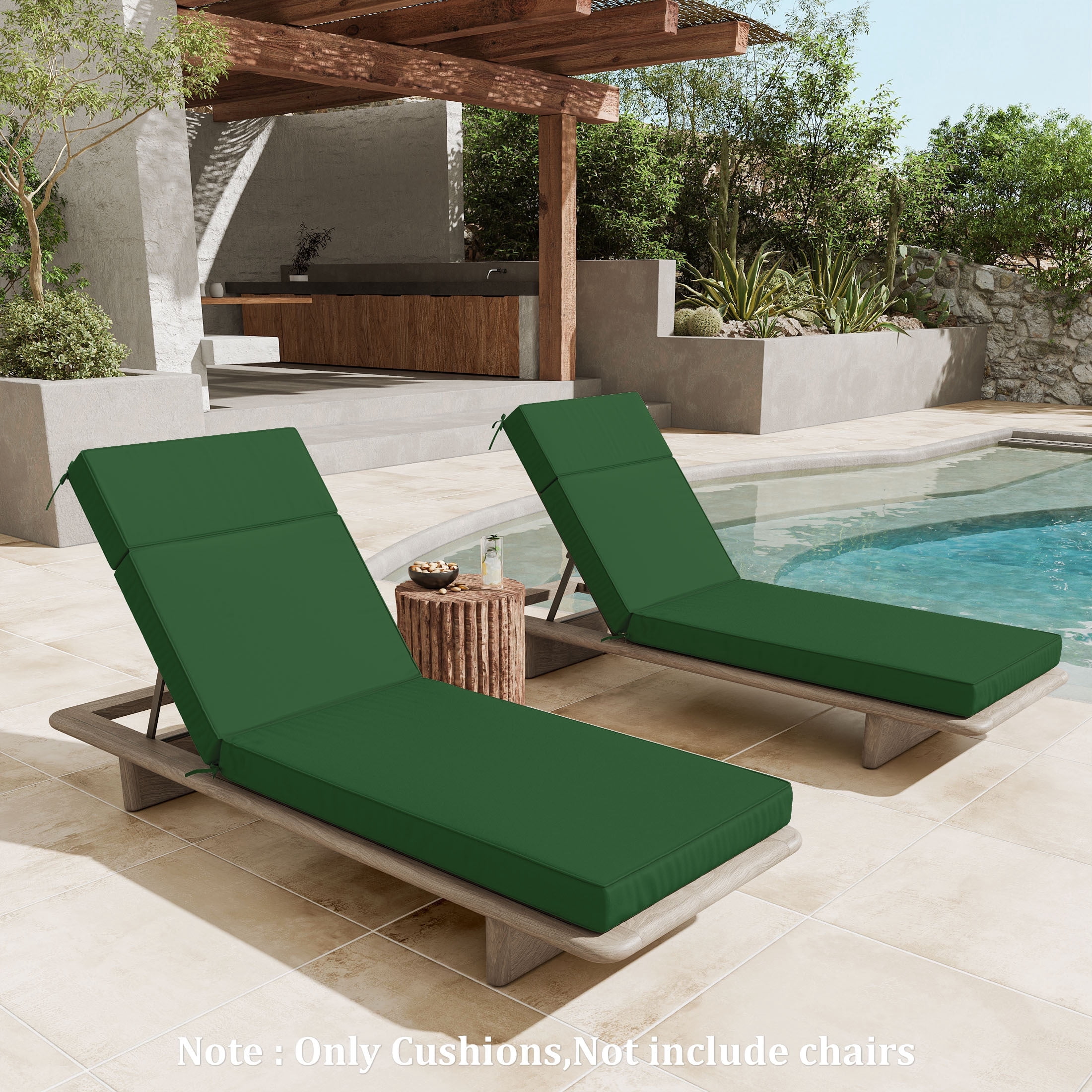 Snubbull, Outdoor Chaise Lounge Cushion, 72