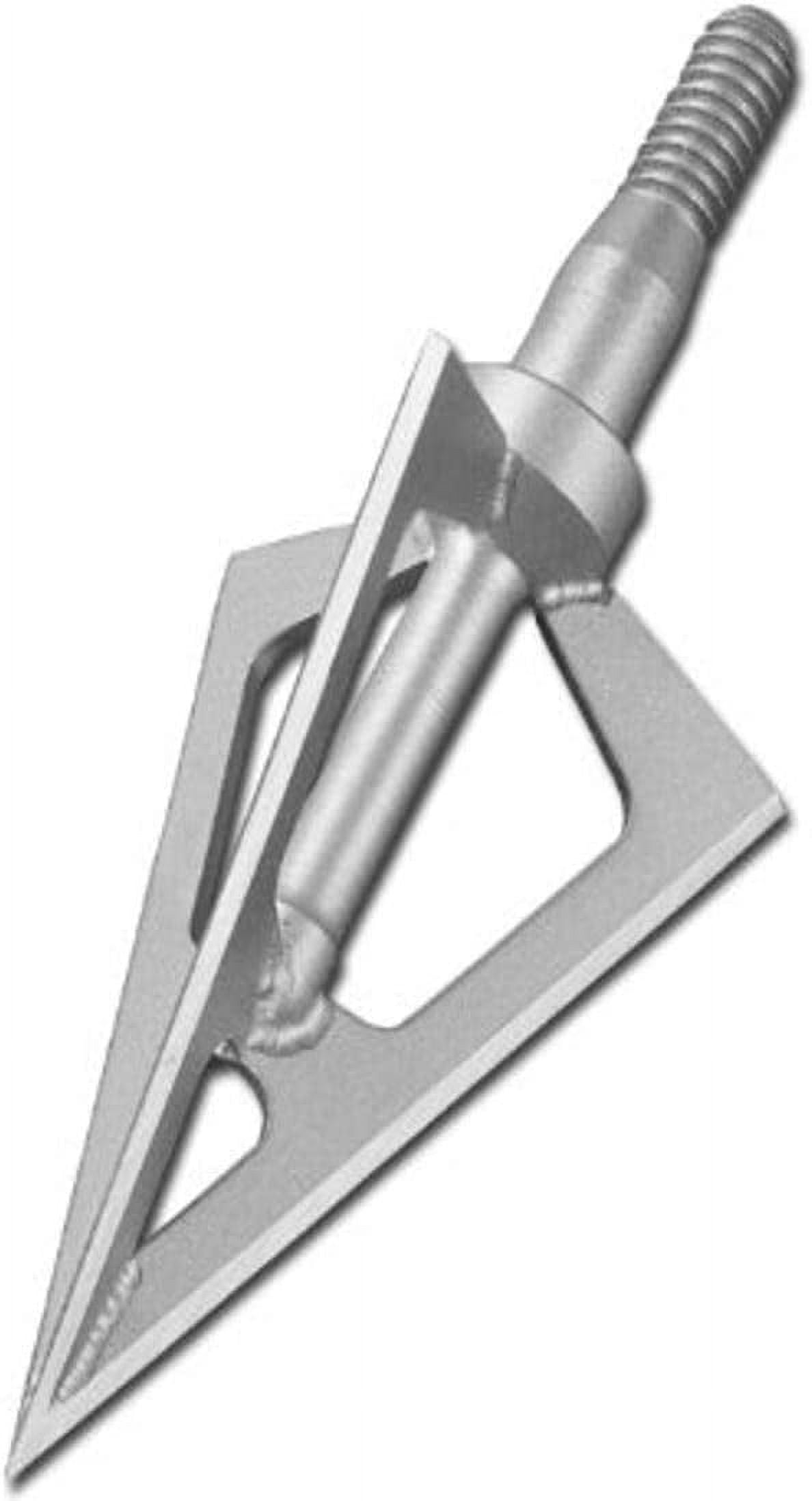 Snuffer SS Stainless Steel 3 Blade Arrow Broadhead (Pack of 3), 100 ...
