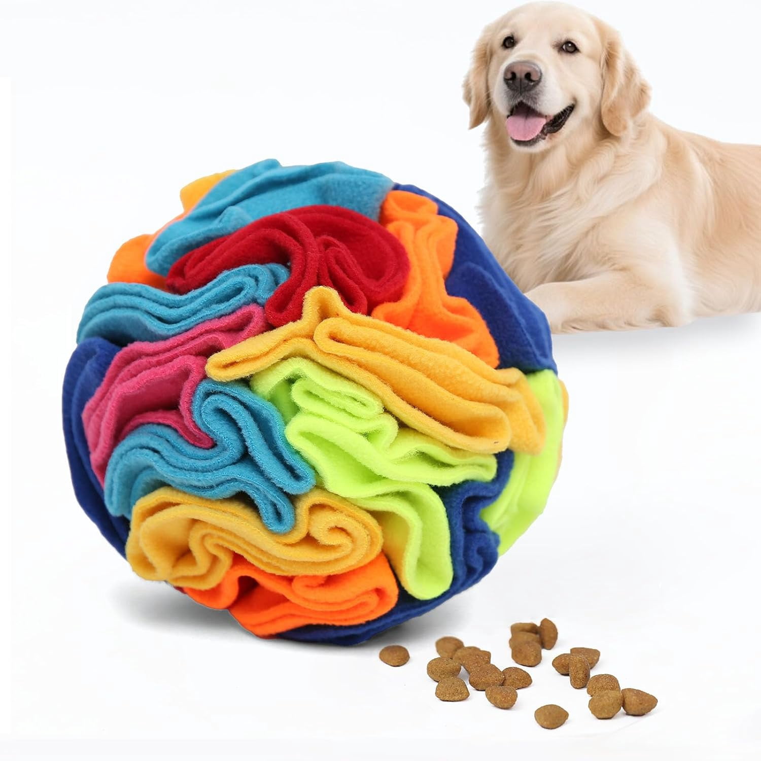 Snuffle Ball - Snuffle Ball for Dogs Large Breed, Interactive Dog Toys ...