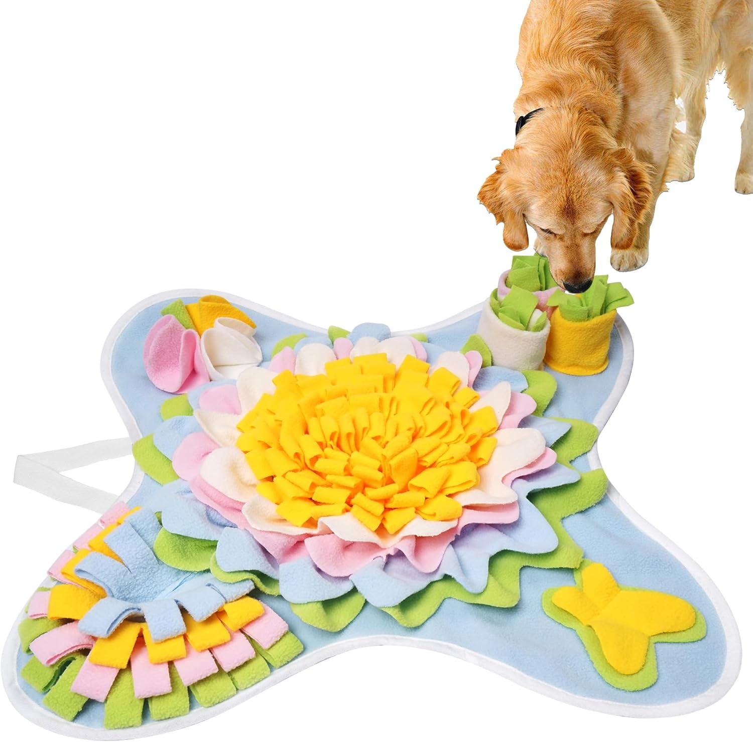 Snuffle Mat for Dogs Interactive Sniff Mat Slow Feeding and Keep Busy ...