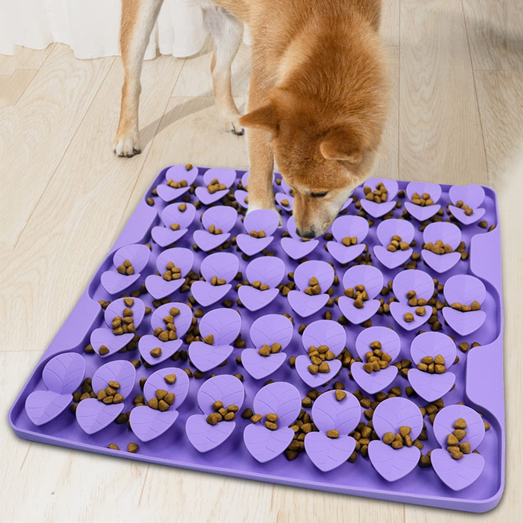 Snuffle Mat For Large Dogs,Silicone Slow Feeder Lick Mat For Slow Down ...