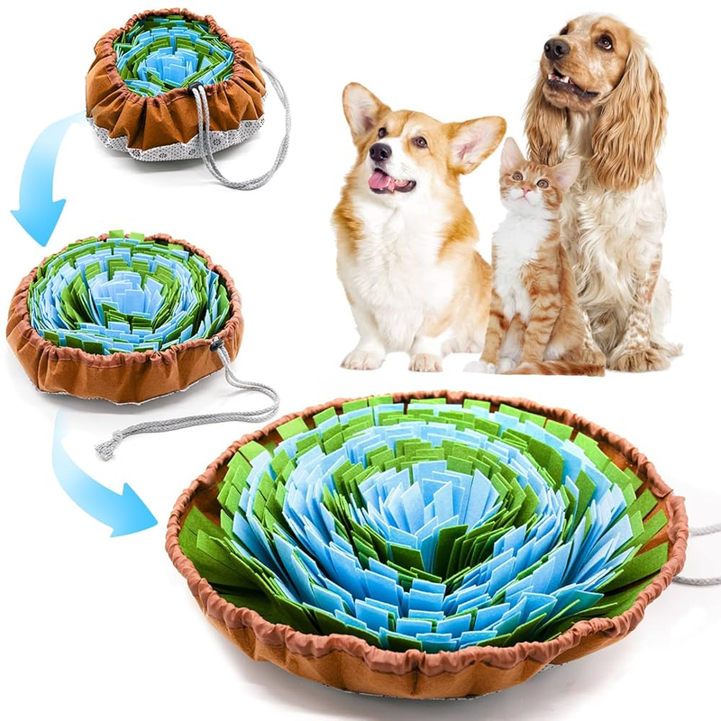 Snuffle Mat for Dogs, Interactive Sniff Mat for Slow Eating and Keep ...