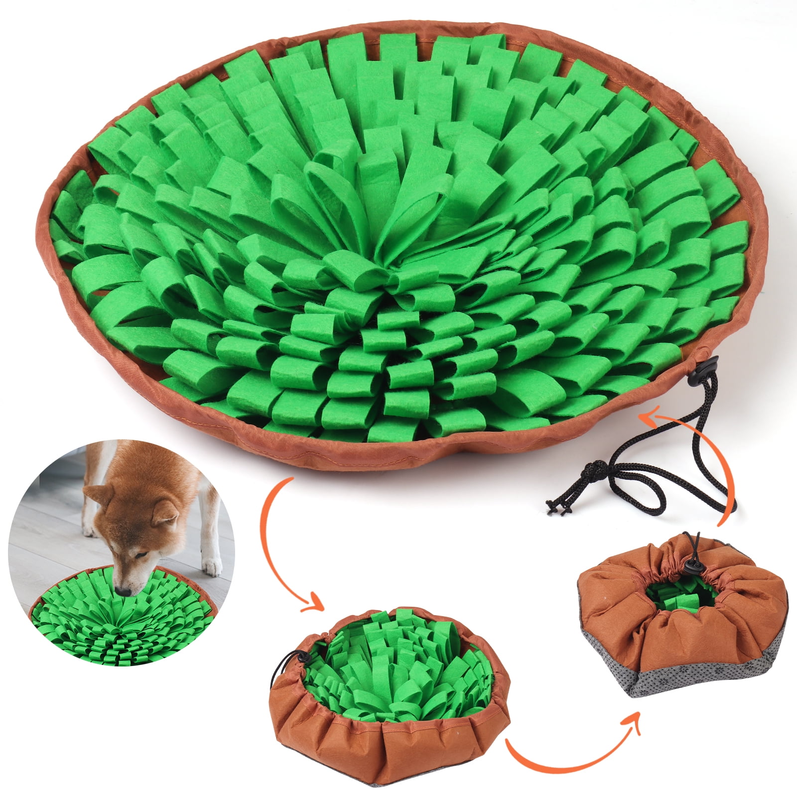 Snuffle Mat for Dogs, Interactive Sniff Mat for Slow Eating and Smell ...