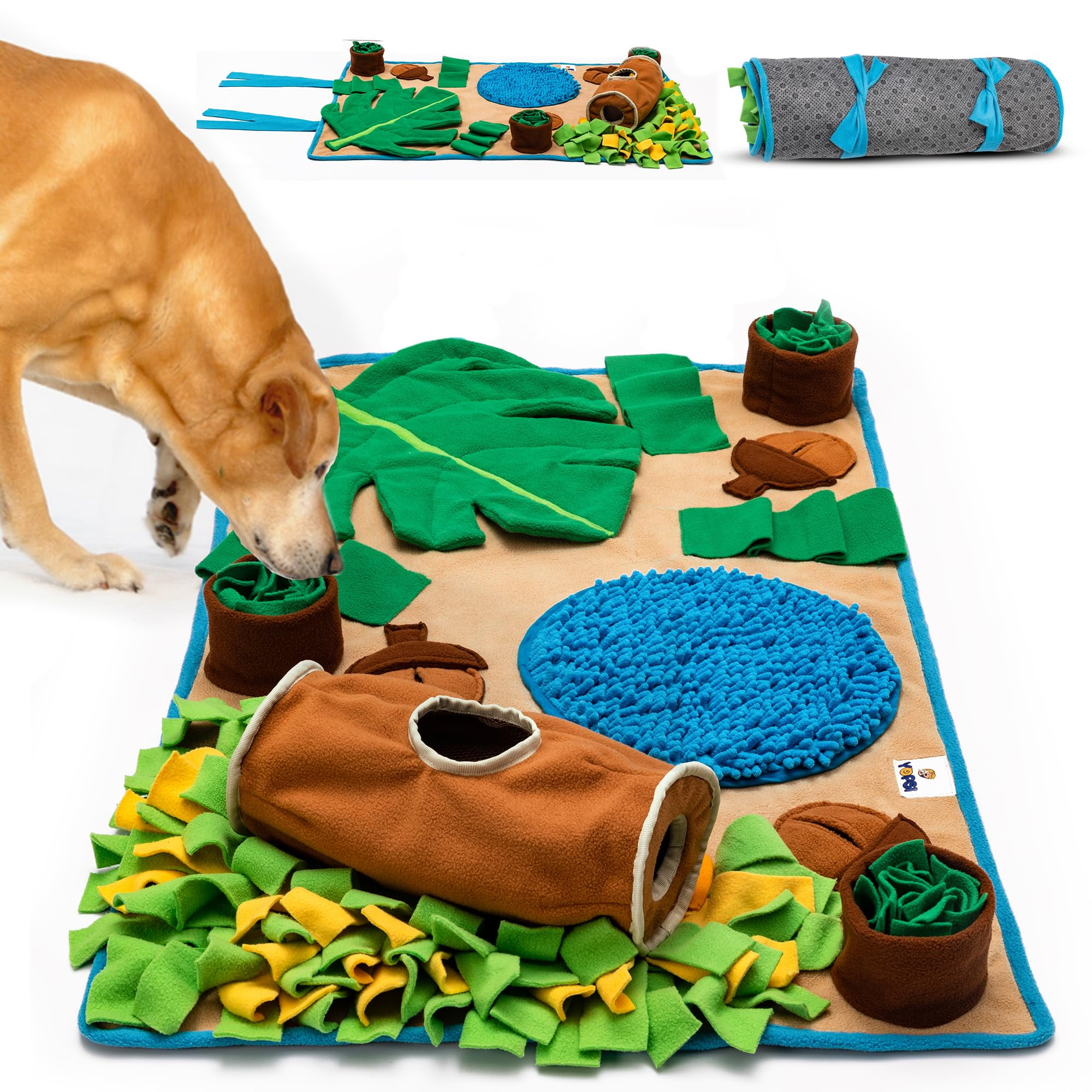 Snuffle Mat for Dogs Large Breed ATT139.4''x23.6''- Interactive Dog ...