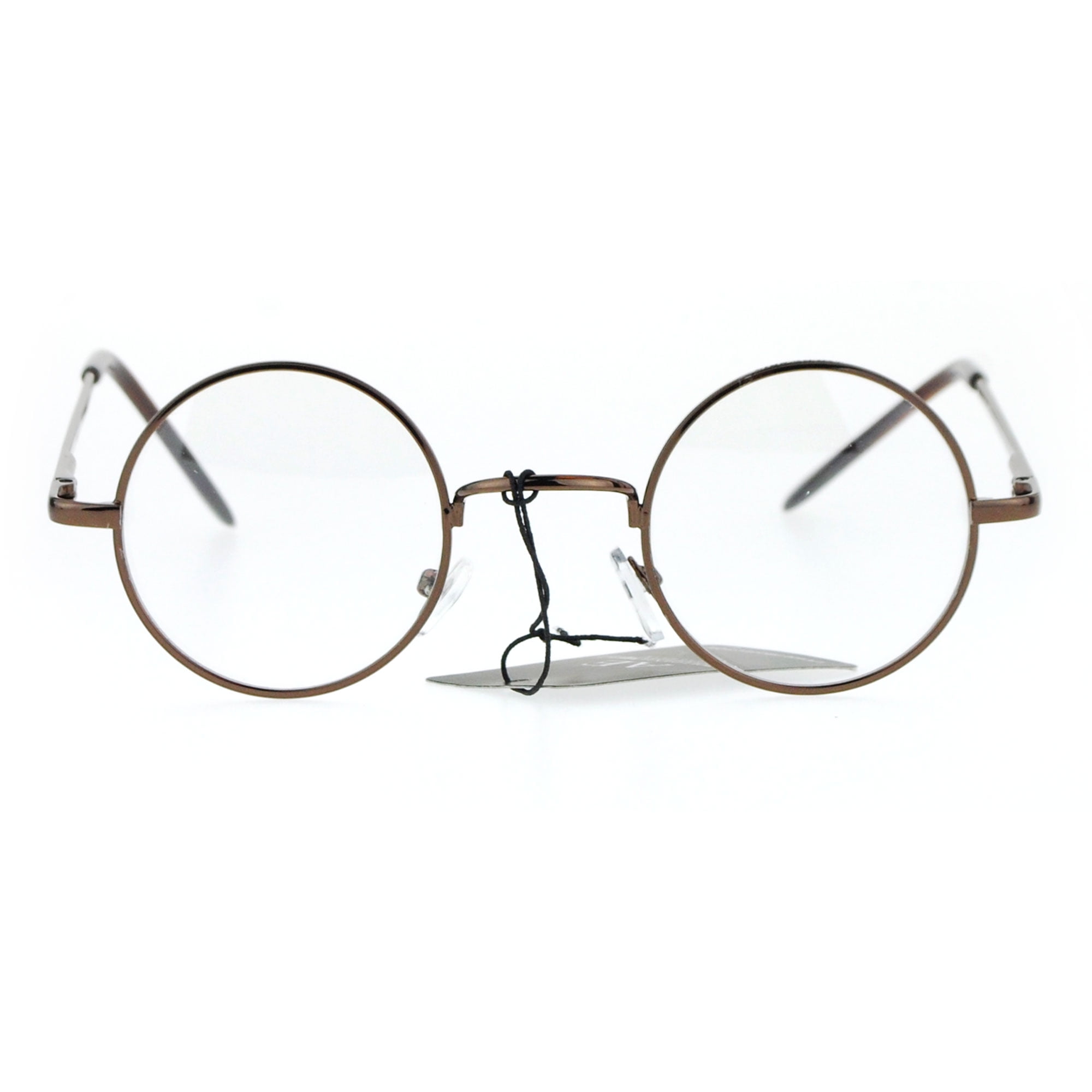 Snug Small Retro Vintage Hippie Round Circle Lens Eye Glasses Copper ...