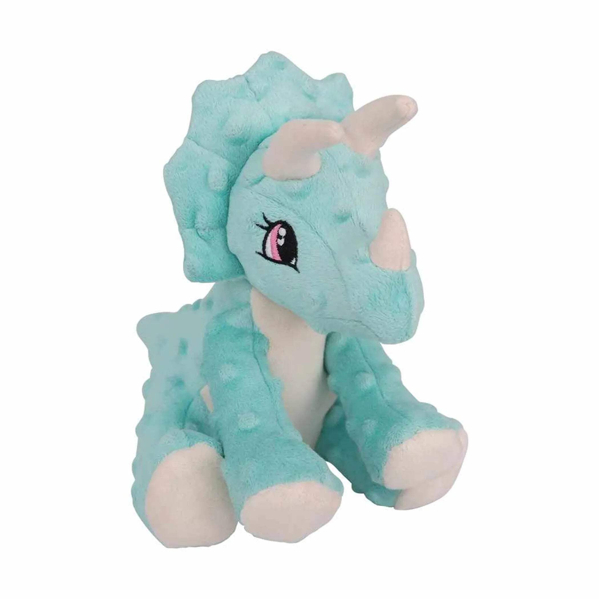 SnugArooz Talia the Triceratops Plush Dog Toy 8" - Walmart.com