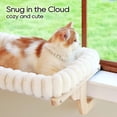 SnugCloud Cat Window Perch - Orthopedic Cat Hammock for Window Sill ...