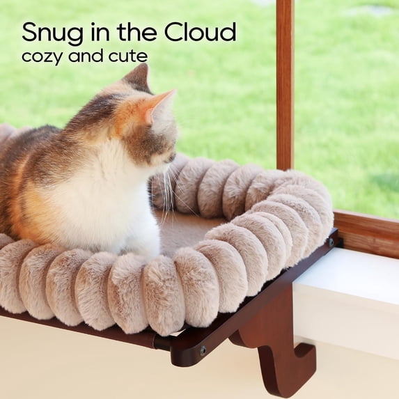 SnugCloud Cat Window Perch - Orthopedic Cat Hammock for Window Sill ...
