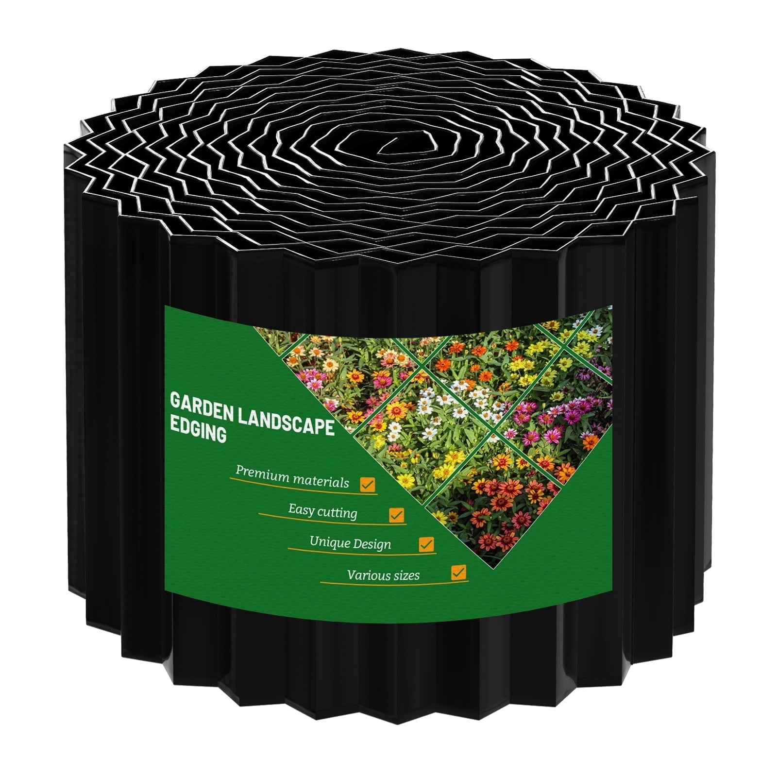 SnugNiture Garden Landscape Edging Border, 6 Inch x 50 FT Metal Lawn ...