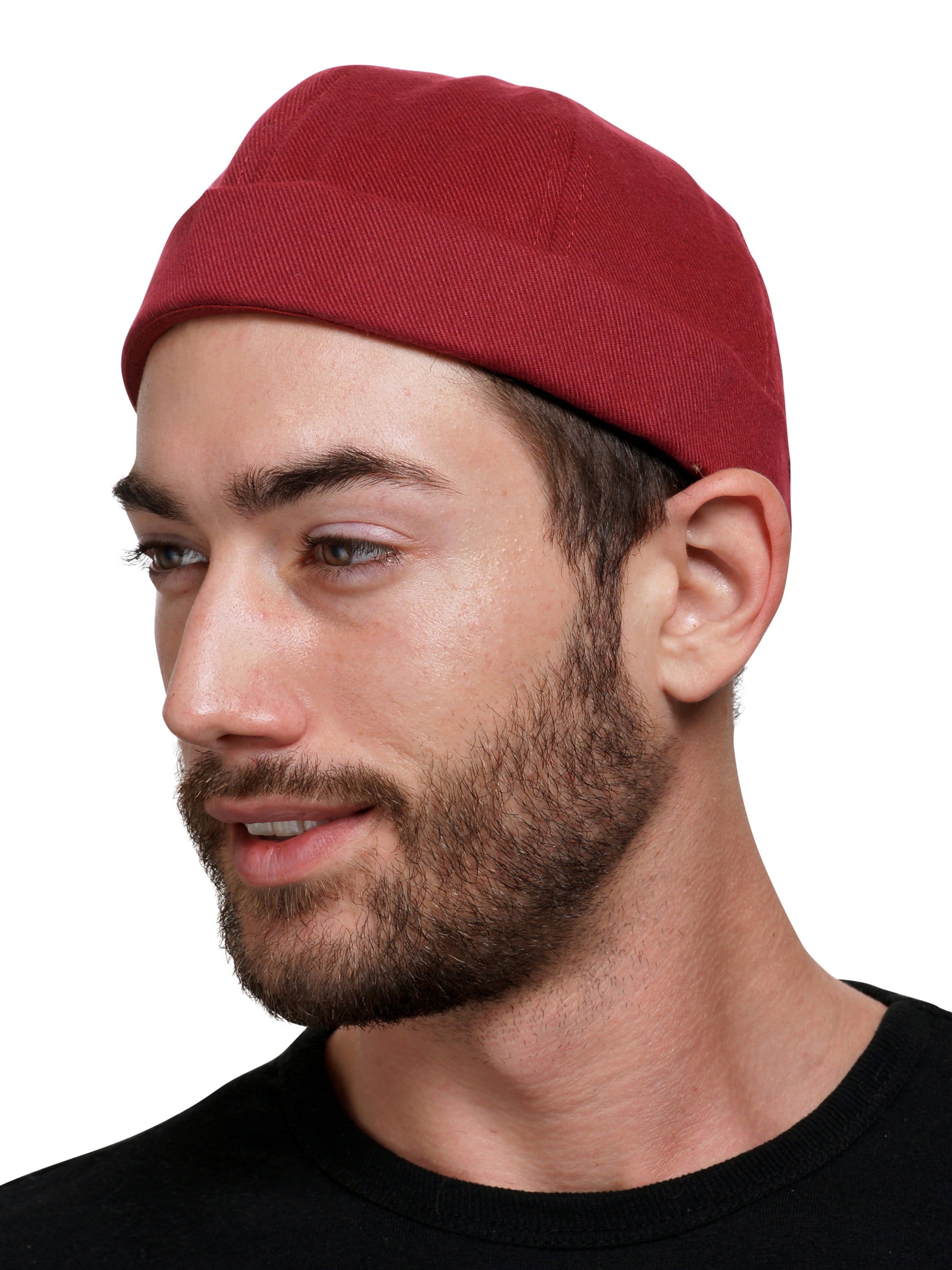 SnugZero - Brimless Adjustable Docker Hat Beanie | Retro Cotton No ...