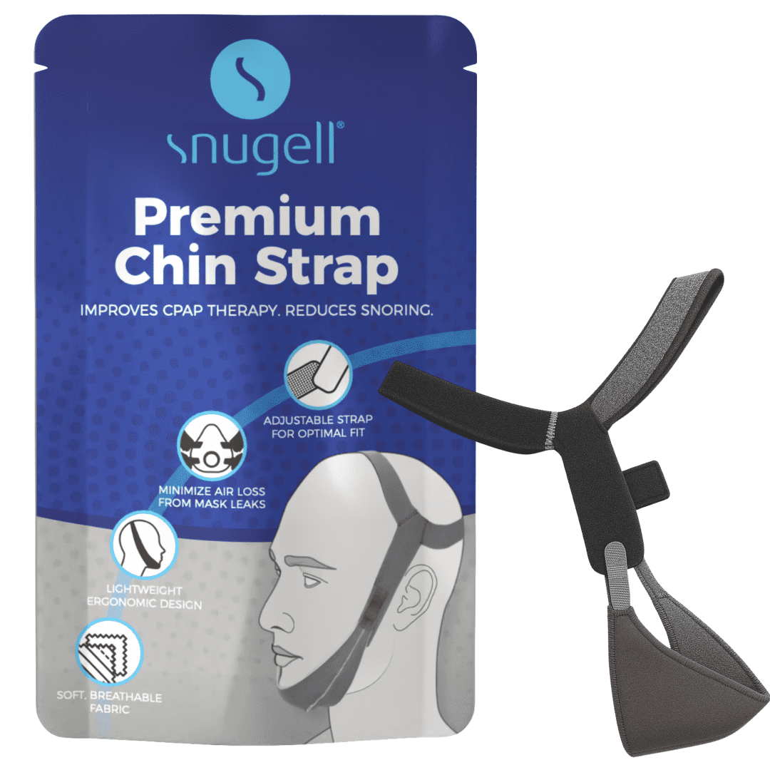 Snugell Chin Strap, Adjustable Snoring Strap for CPAP Therapy ...