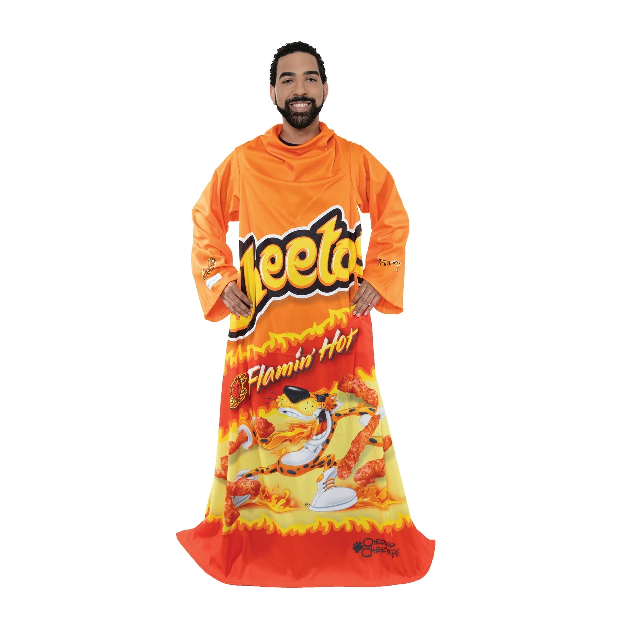 Snuggie Cheetos Flaming Hot The Original Wearable Blanket with Sleeves ...