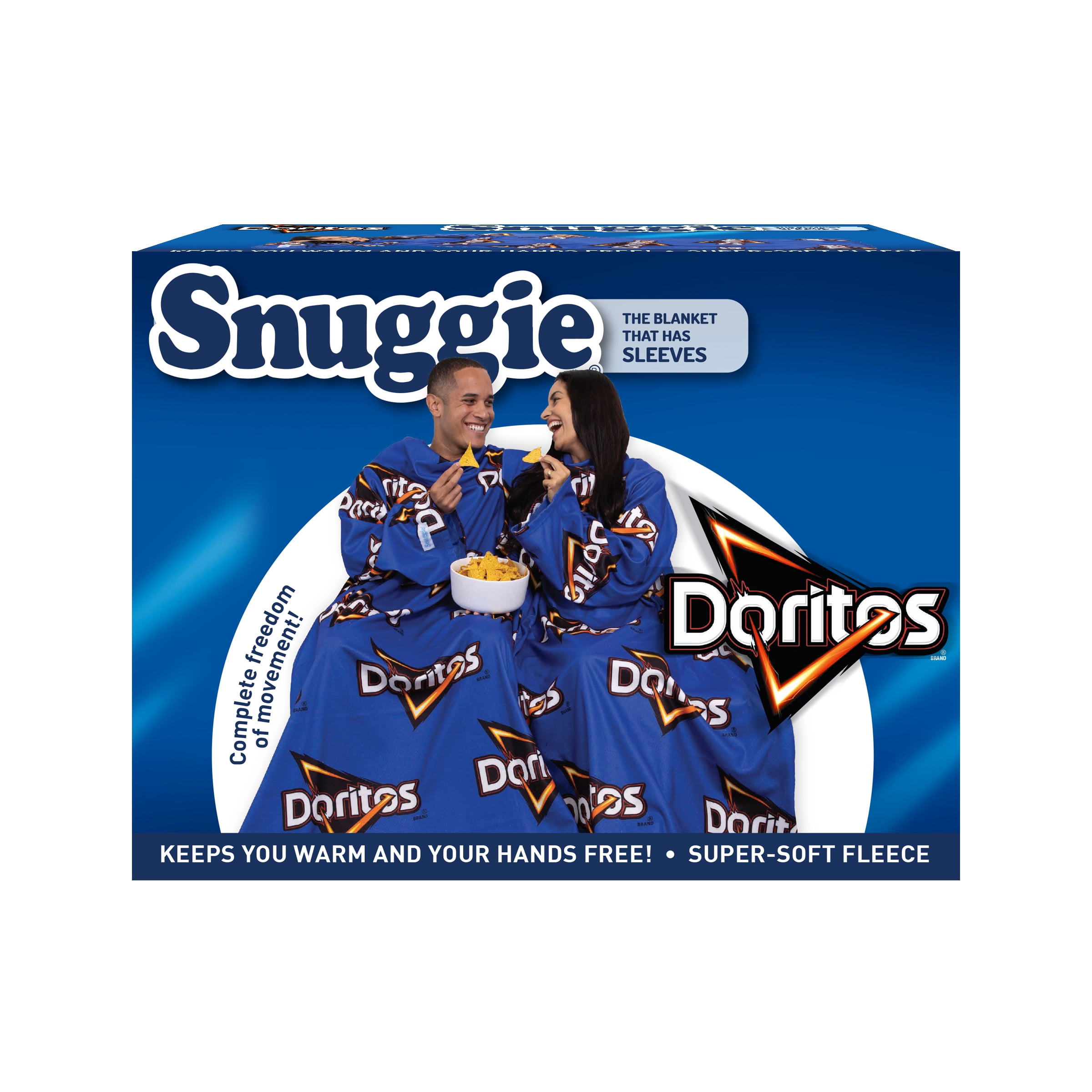 Snuggie Wearable Blanket: Cozy, Comfy, Snuggle in Super Soft Fleece ...