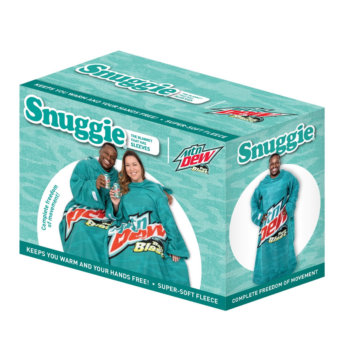 Snuggie The Original Wearable Blanket with Sleeves, Super Soft Throw ...