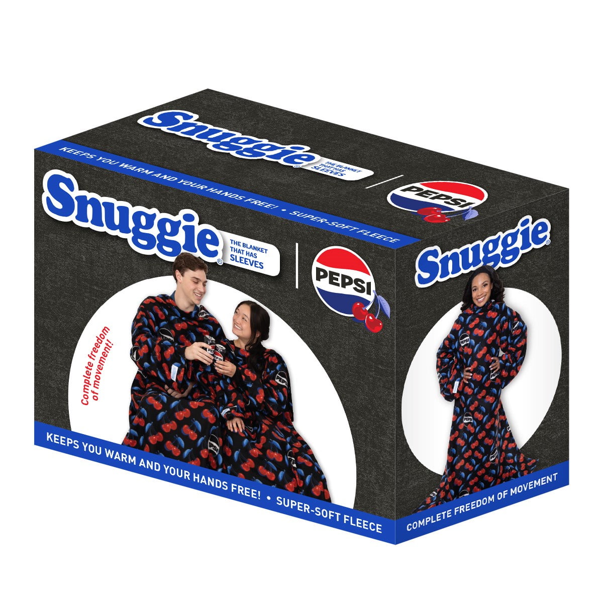 Snuggie The Original Wearable Blanket with Sleeves, Super Soft Throw ...