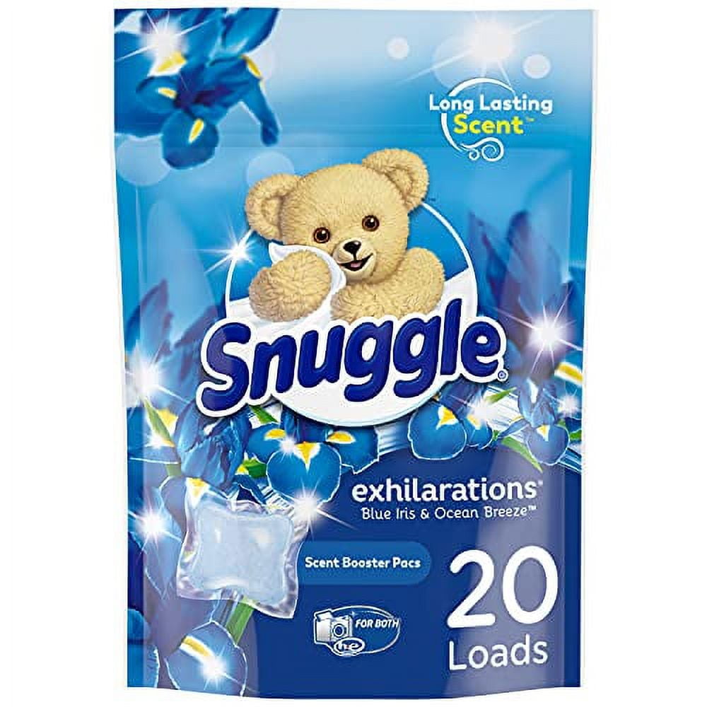 Snuggle Exhilarations In Wash Laundry Scent Booster Pacs, Blue Iris ...