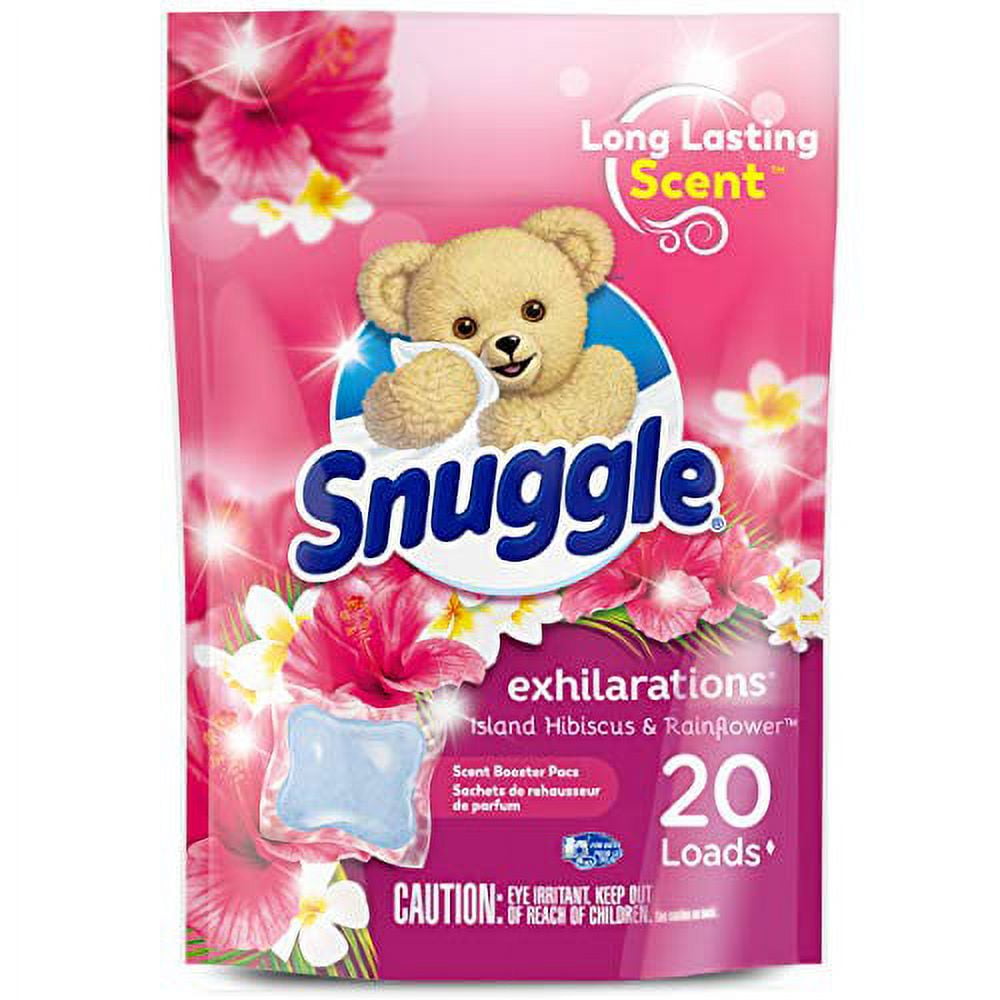 Snuggle Scent Booster Pacs, Island Hibiscus and Rainflower, 20 Count ...