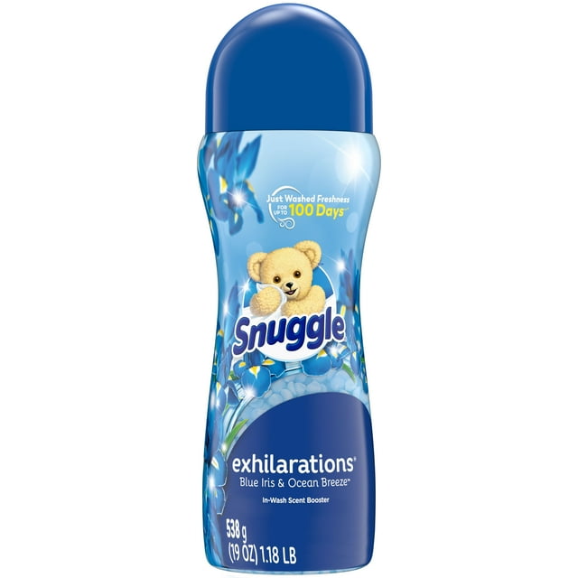 Snuggle Exhilarations Laundry Scent Booster Beads, Blue Iris Ocean Breeze, 19 Ounce - Walmart.com